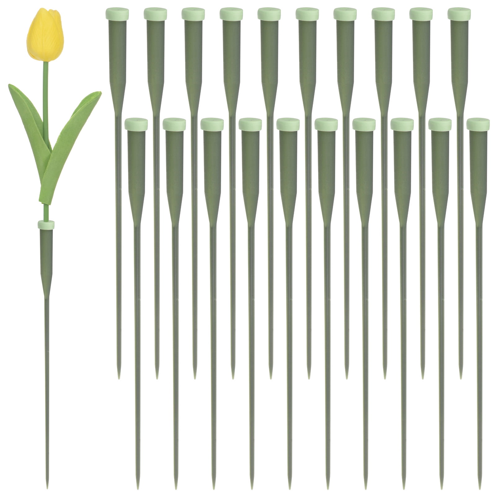 Uxcell 50-Pack Floral Water Tubes, 11.8 Inch/ 30cm Plastic Floral Tubes ...