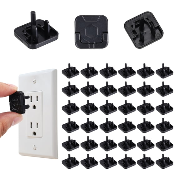 Uxcell 50 Pack Outlet Covers Proofing, Electrical Safety Plug Covers ...