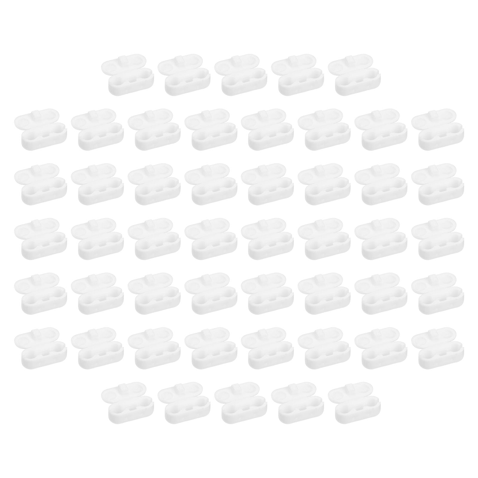 Uxcell 50 Pack Plastic Chain Connector, Blind Chain Connector Bead Ball ...