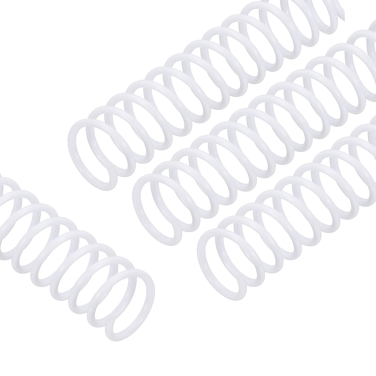 Uxcell 50 Pack Plastic Spiral Binding Coils, 13mm(1/2") Binding Coils 80 Sheet Capacity Spiral ...