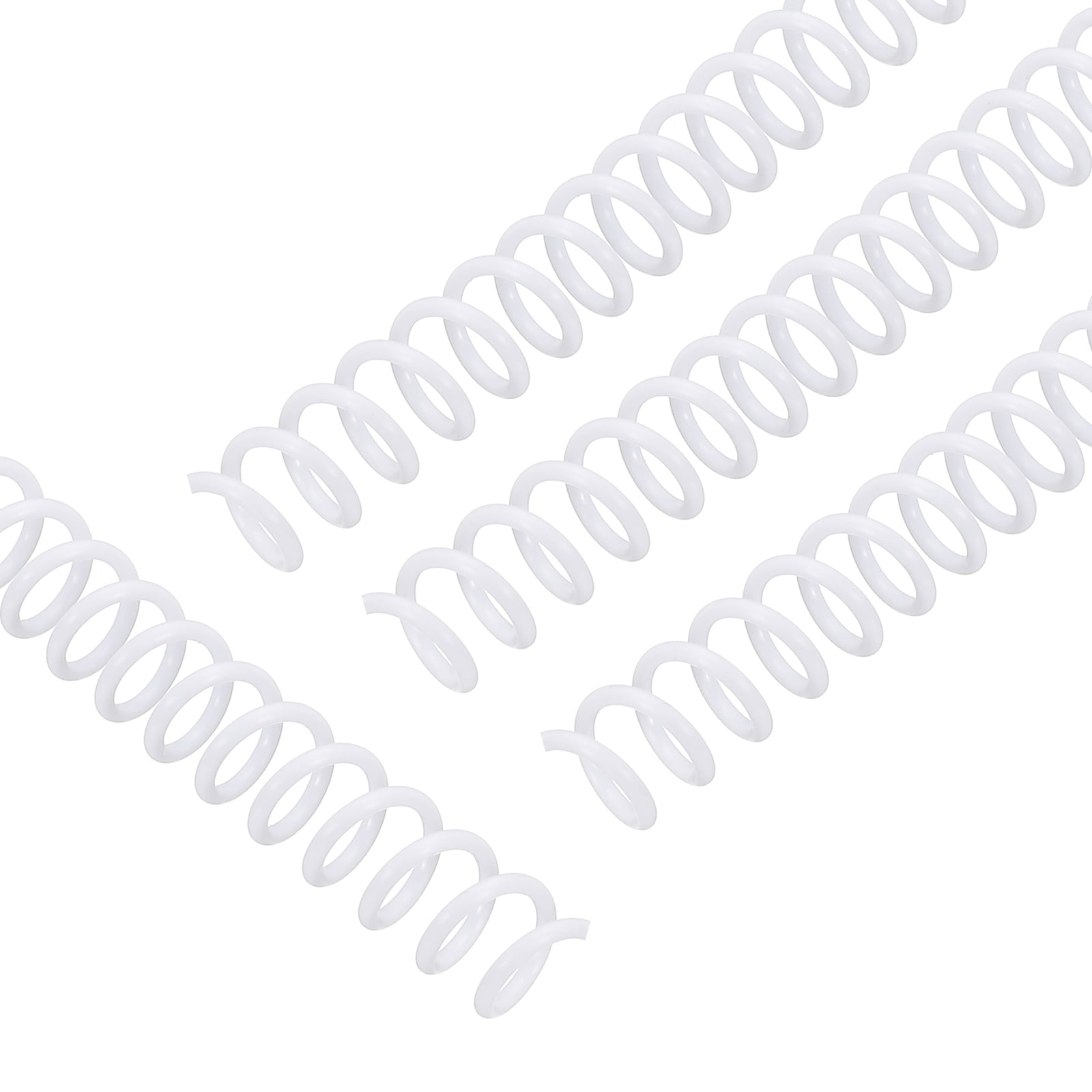 Uxcell 50 Pack Plastic Spiral Binding Coils, 8mm(5/16") Binding Coils ...