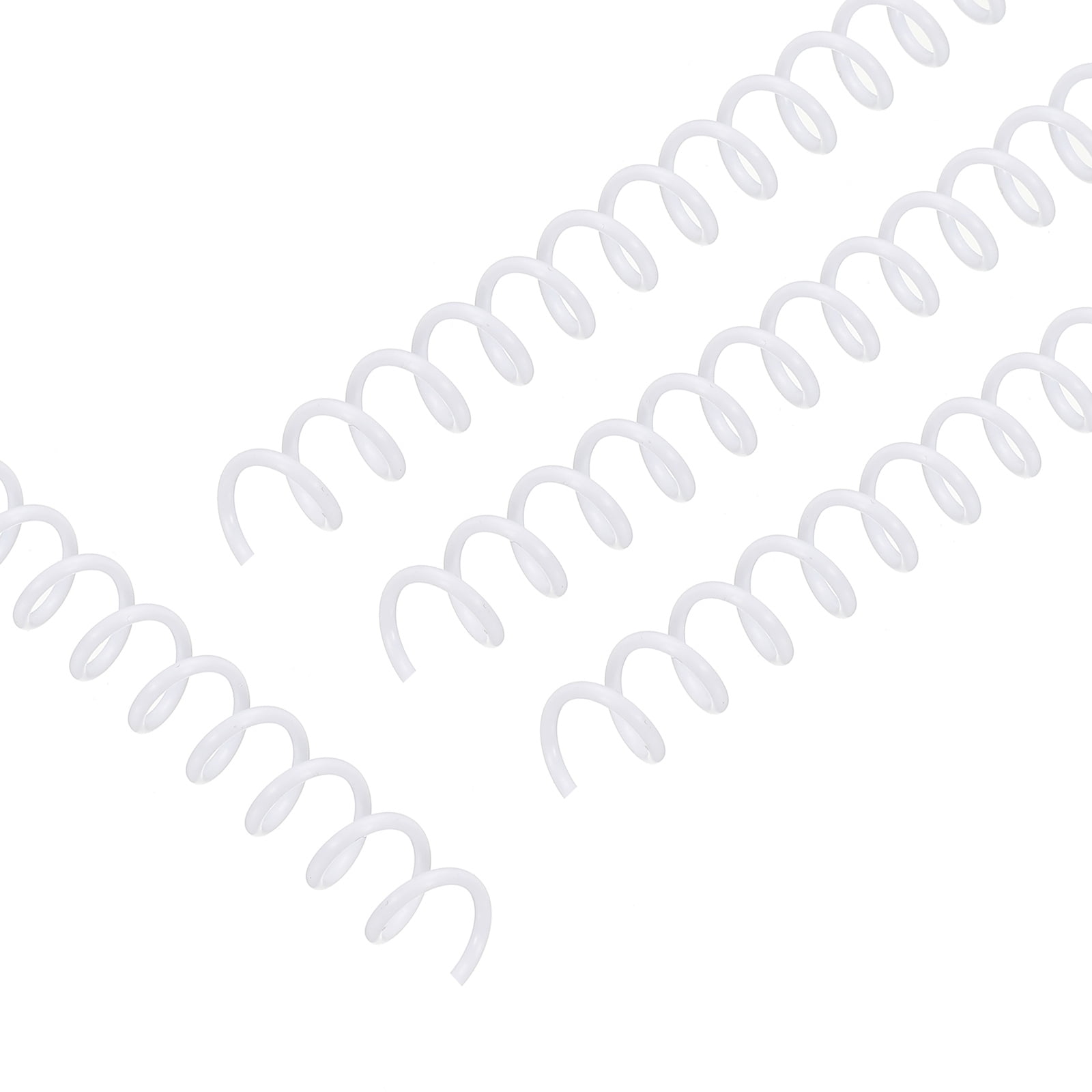 Uxcell 50 Pack Plastic Spiral Binding Coils, 8mm(5/16") Binding Coils ...
