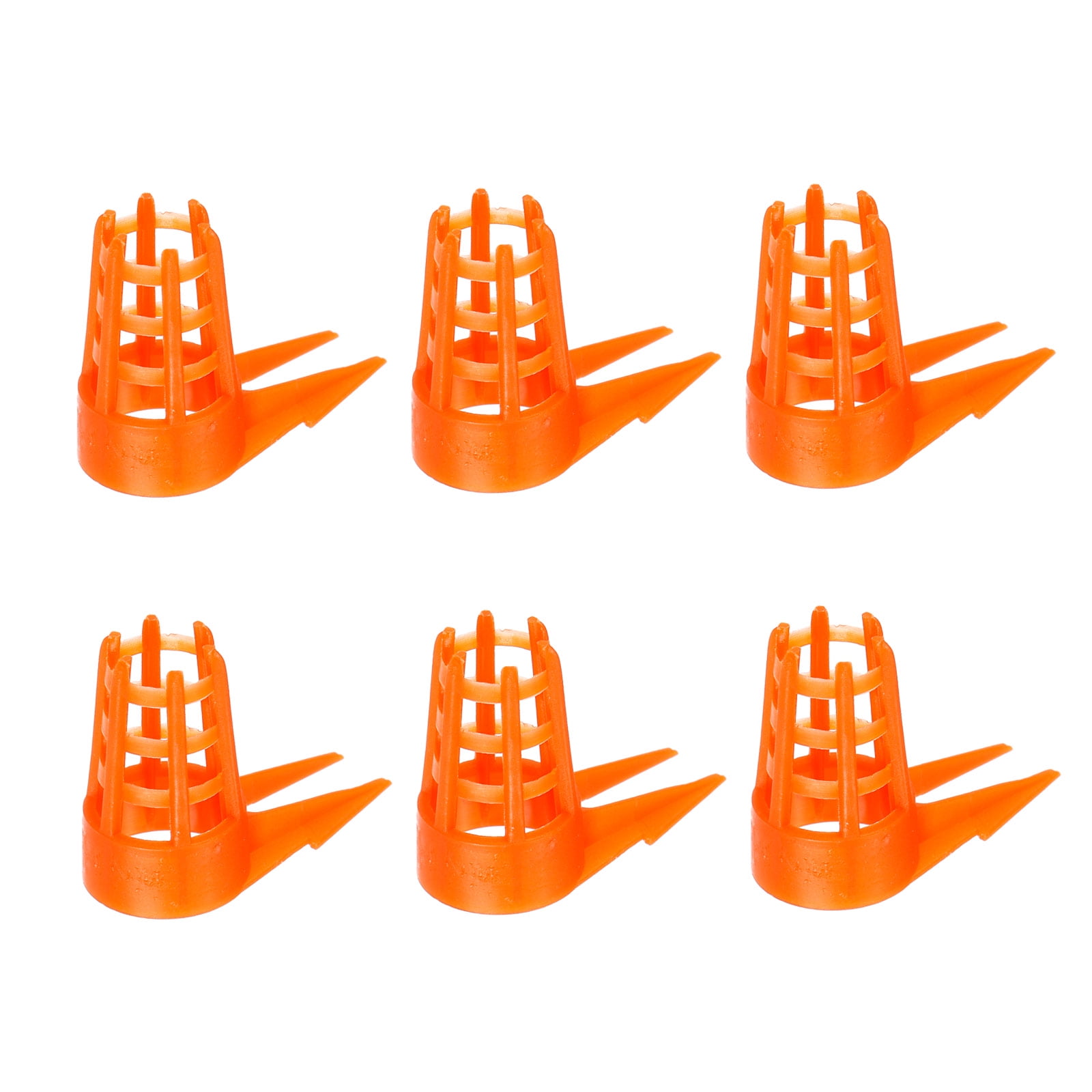 Uxcell 50 Pack Queen Bee Cage, Plastic Push-in Opening Queen Bee Cell ...