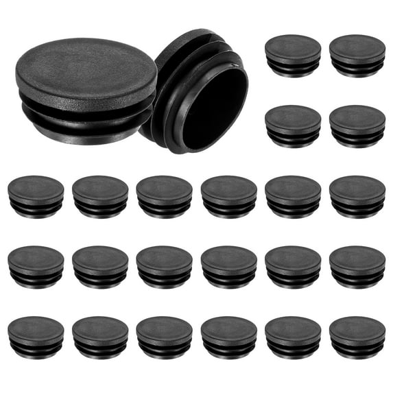 Uxcell 50 Pack Round Plastic Plug, 1.5 Inch Furniture Tube Inserts for ...