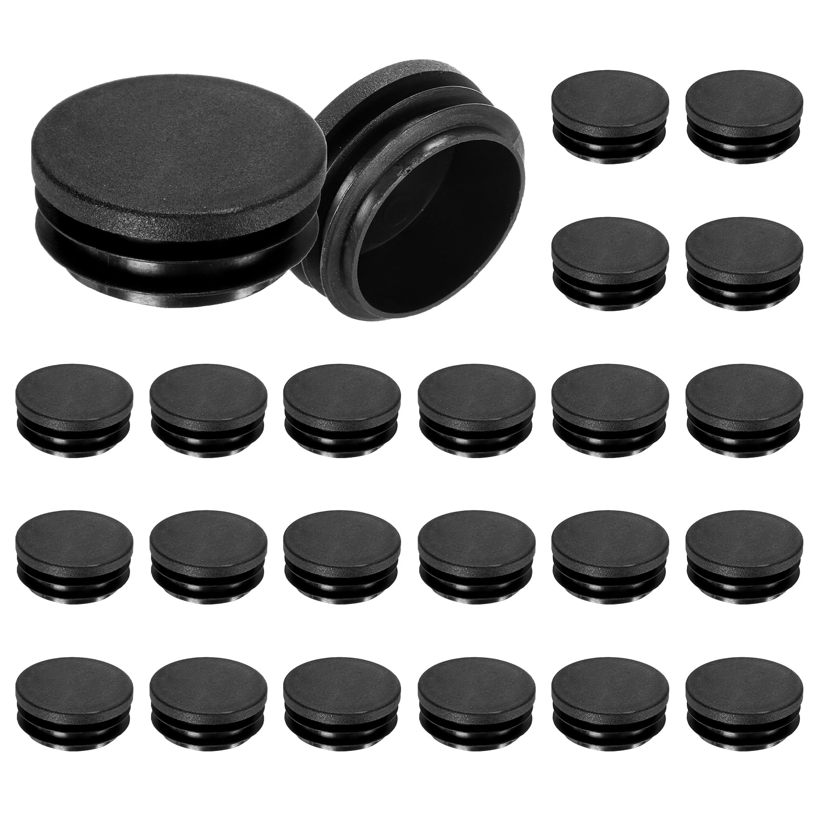 Uxcell 50 Pack Round Plastic Plug, 1.7 Inch Furniture Tube Inserts for ...