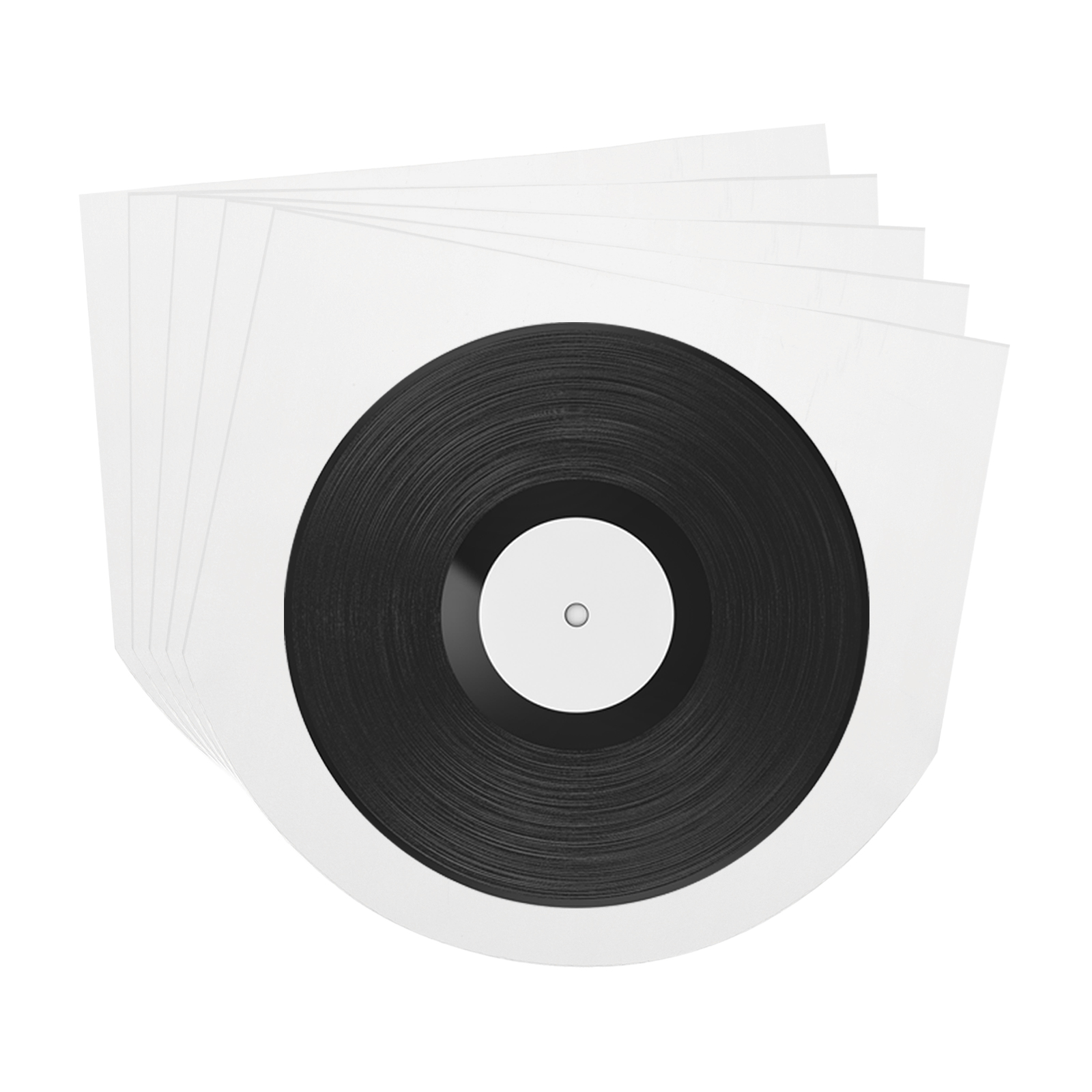 Uxcell 50 Pcs Vinyl Outer Sleeves, Clear Vinyl Record Sleeves 5.1" x 5 ...