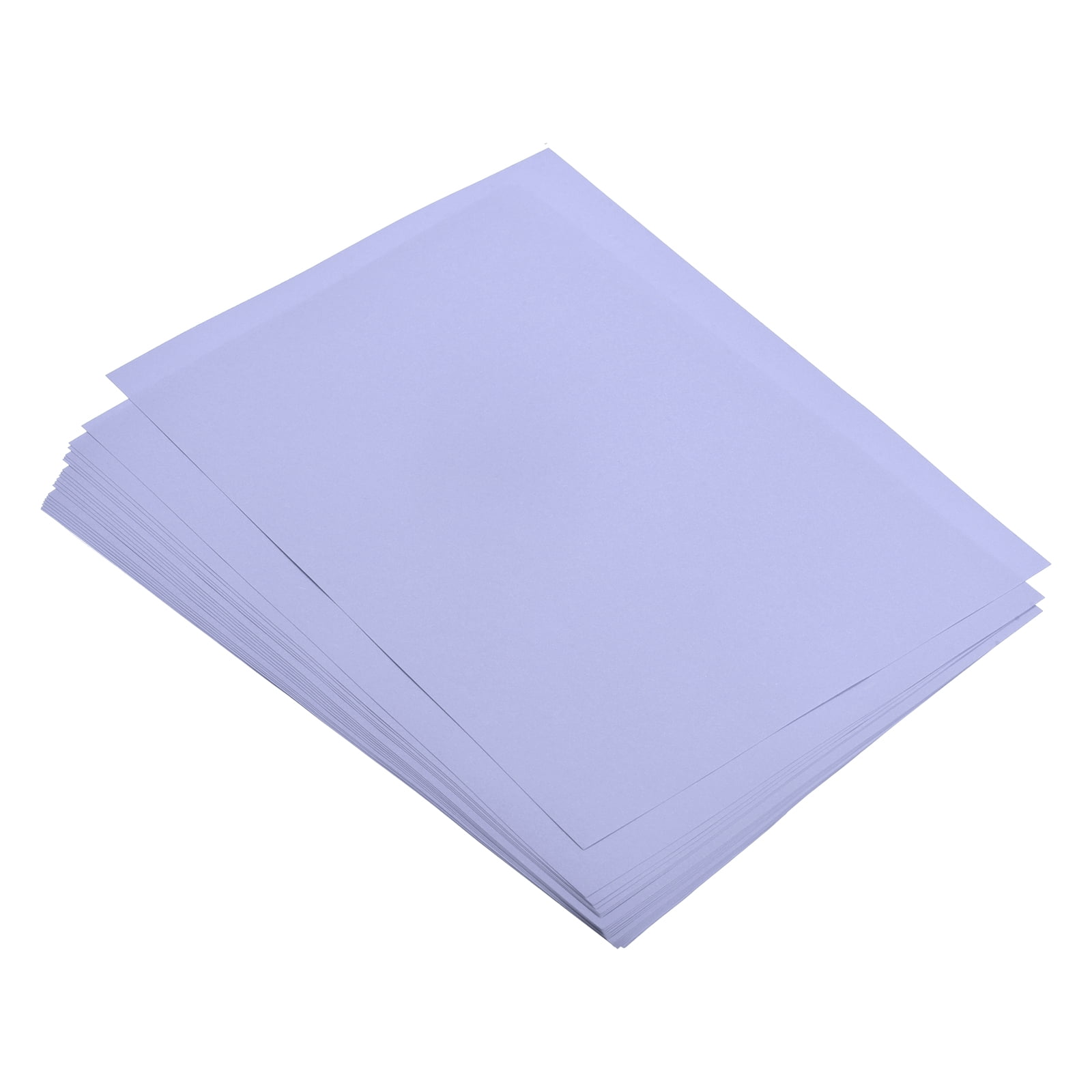 Uxcell 50 Sheets Colored Copy Paper 16.5 Inch Light Purple for Office ...