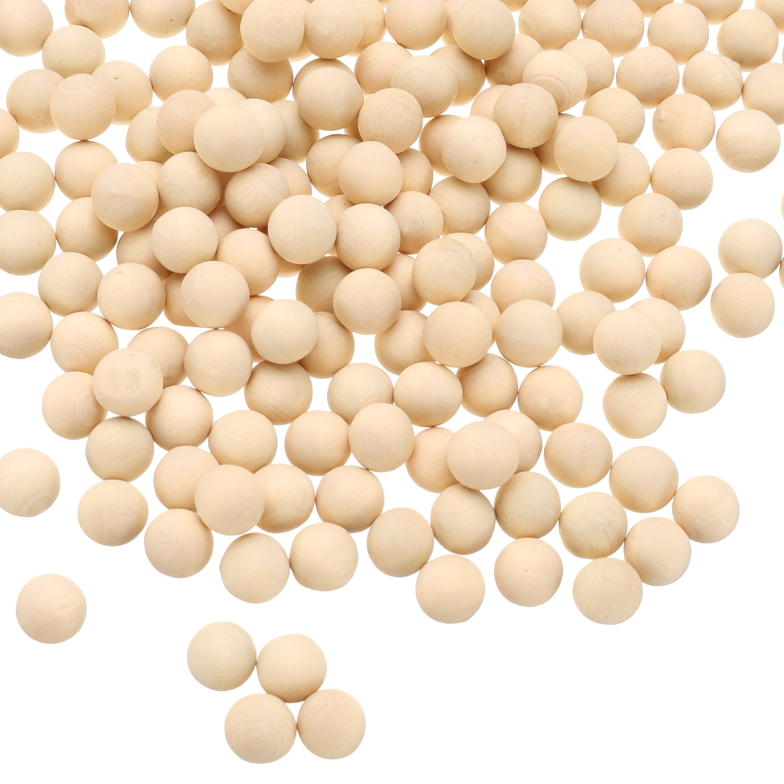 Uxcell 500 Pcs Wooden Round Balls 5/16" (8mm) Unfinished Wood Balls ...