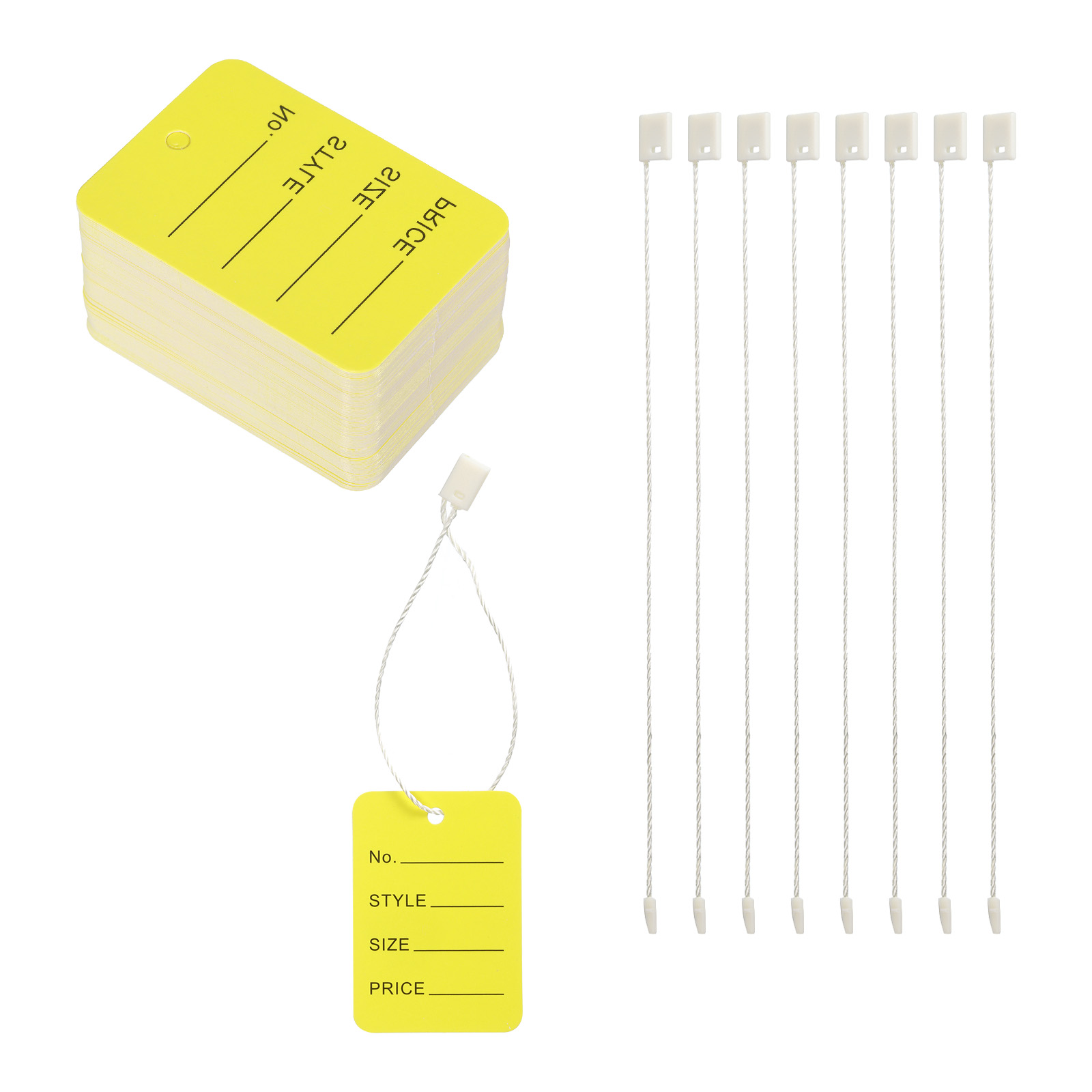 Uxcell 500 Set Price Tags Writable Labels Display Label, 2 x 1.4 Inch ...
