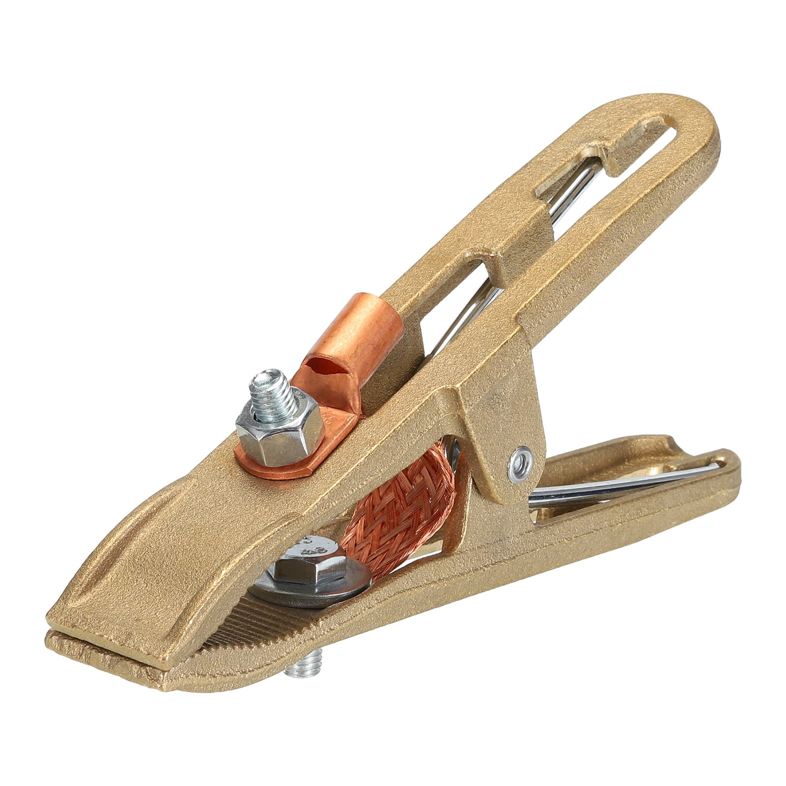 Uxcell 500A Brass A-shape Welding Machine Grounding Clamp Earth Ground ...