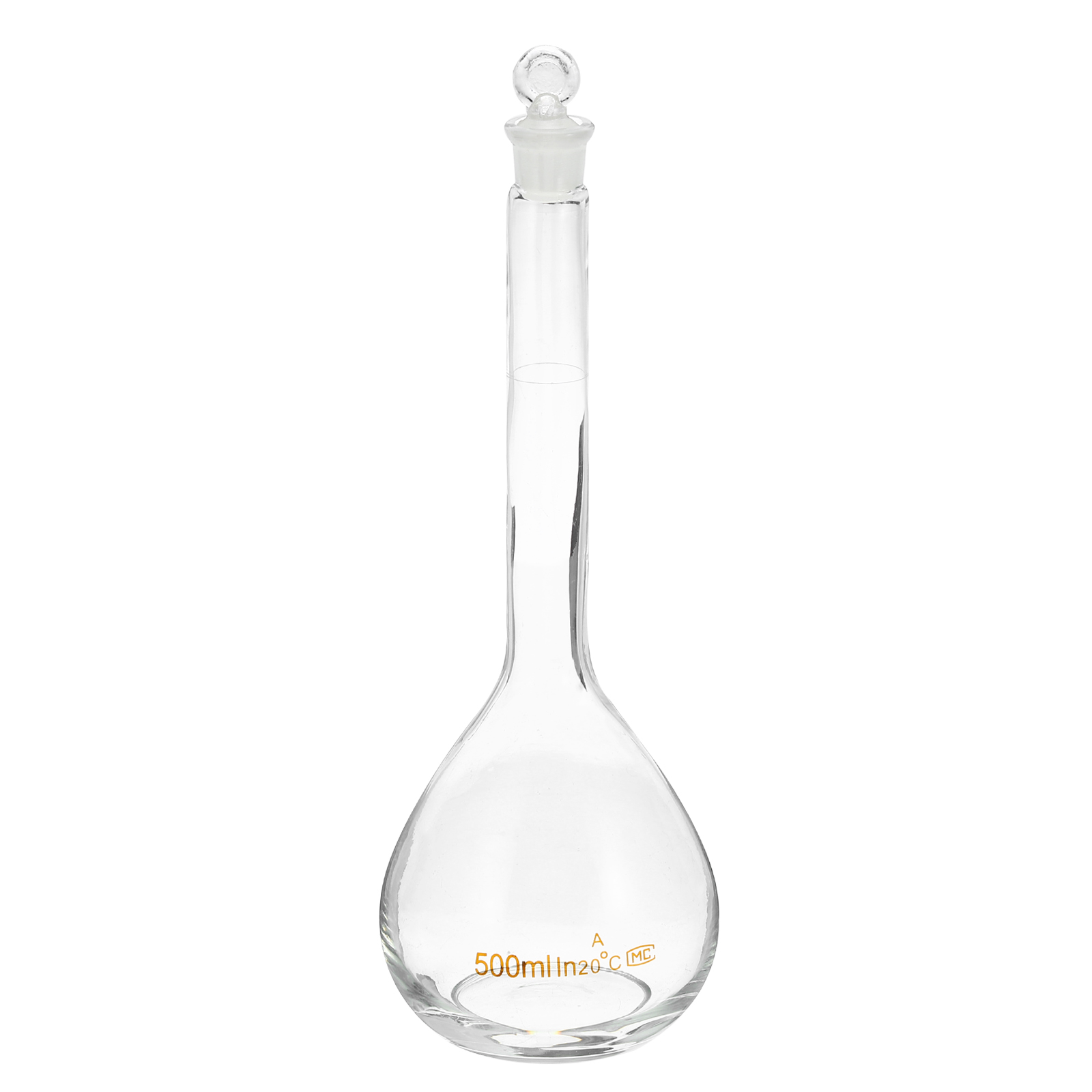Uxcell 500ml Tolerance 0.25ml 3.3 Borosilicate Glass Volumetric Flask ...