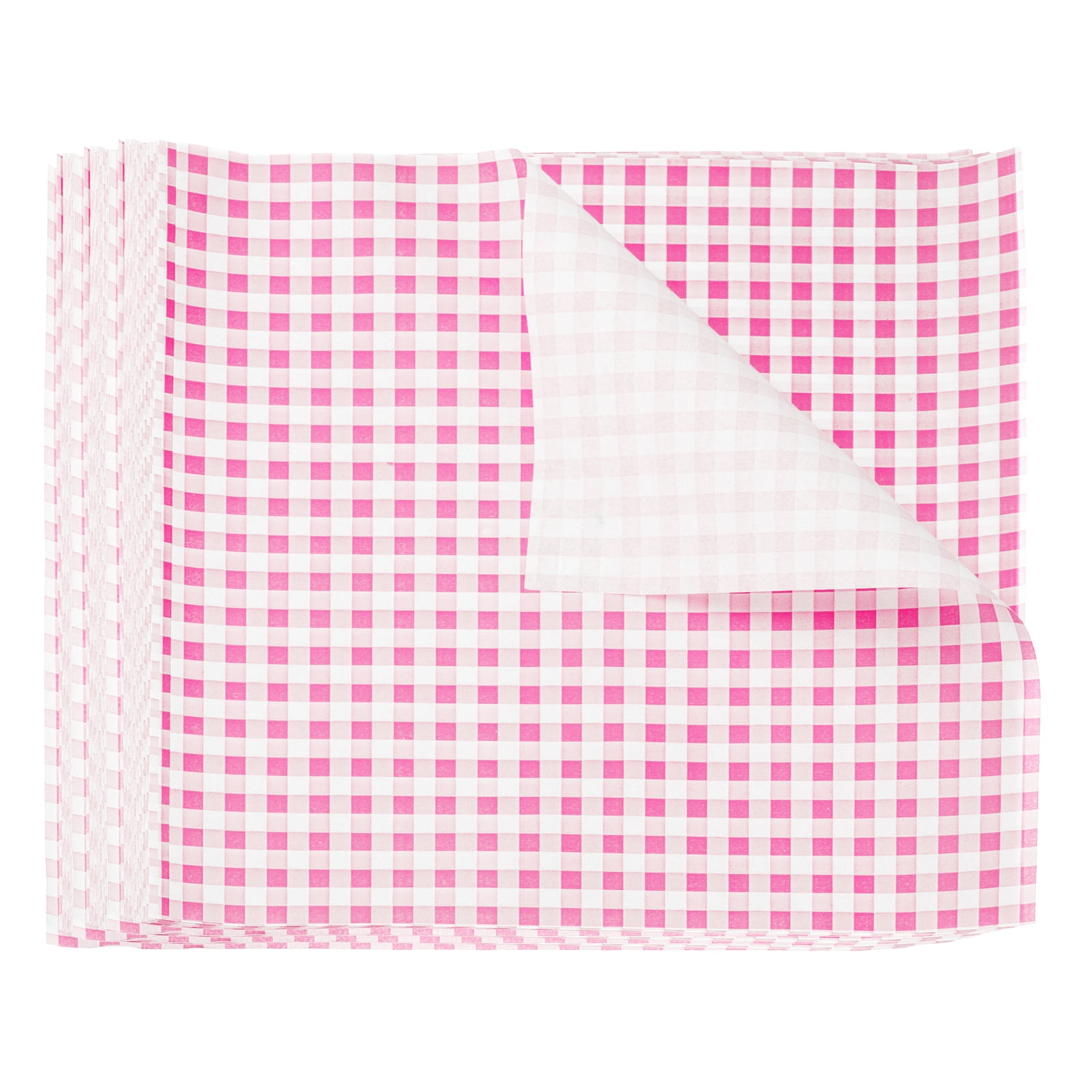 Uxcell 500pcs Square Checkered Wax Paper Sheets 11.81" x 11.81" Oil ...