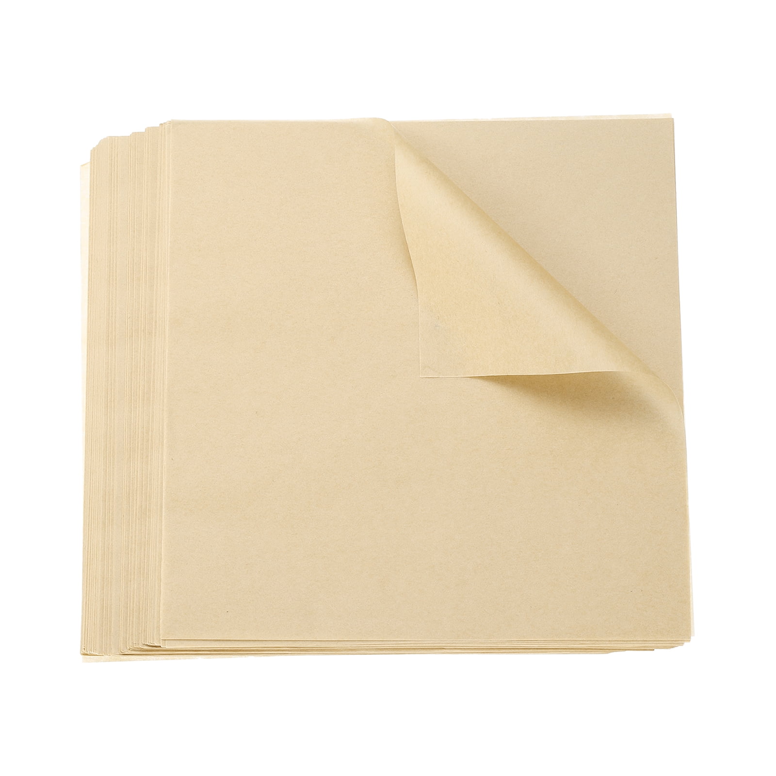 Uxcell 500pcs Square Wax Paper Sheets 5.91" x 5.91" Waterproof Dry Food ...