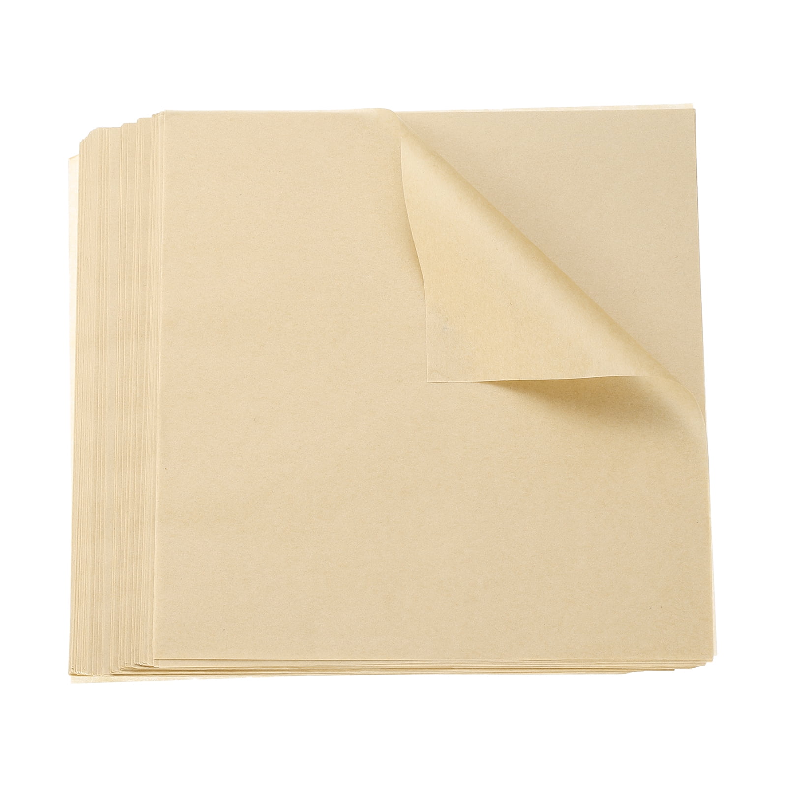 Uxcell 500pcs Square Wax Paper Sheets 9.84" x 9.84" Waterproof Dry Food ...