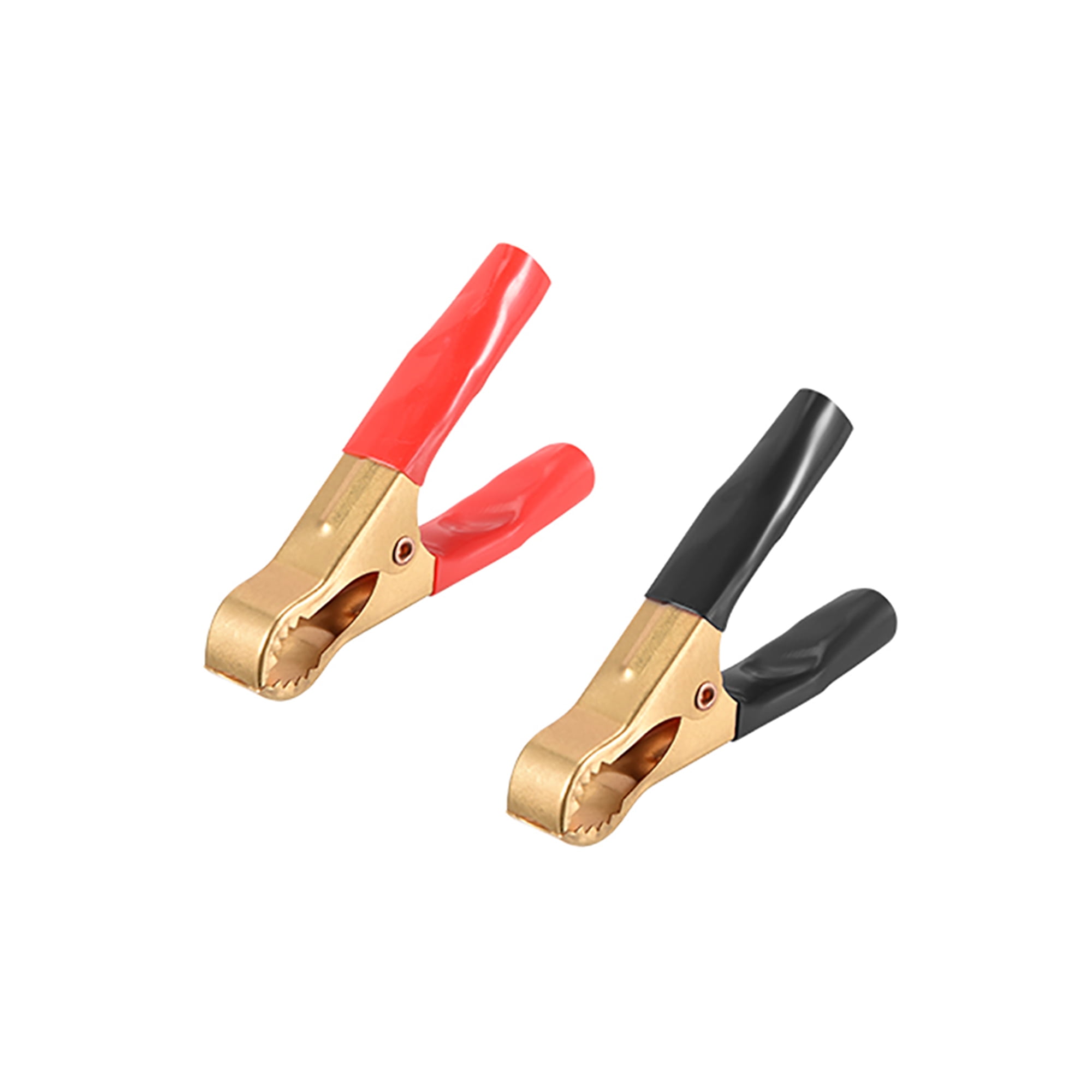 Uxcell 50A Heavy-Duty Insulated Alligator Clips Copper Test Clamps ...