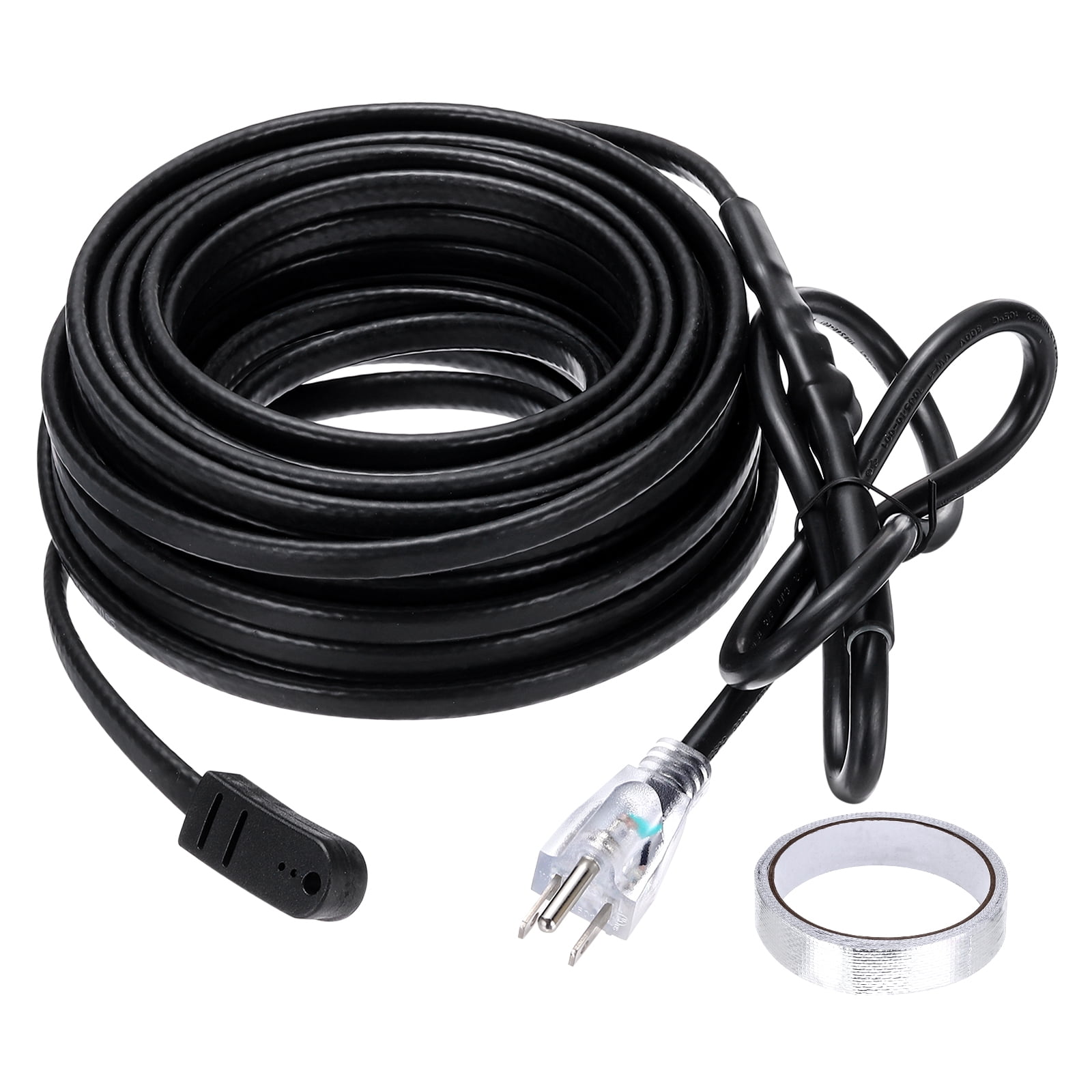 Uxcell 50FT Self-Regulating Water Pipe Heat Tape,5W/Ft 120V Electric ...