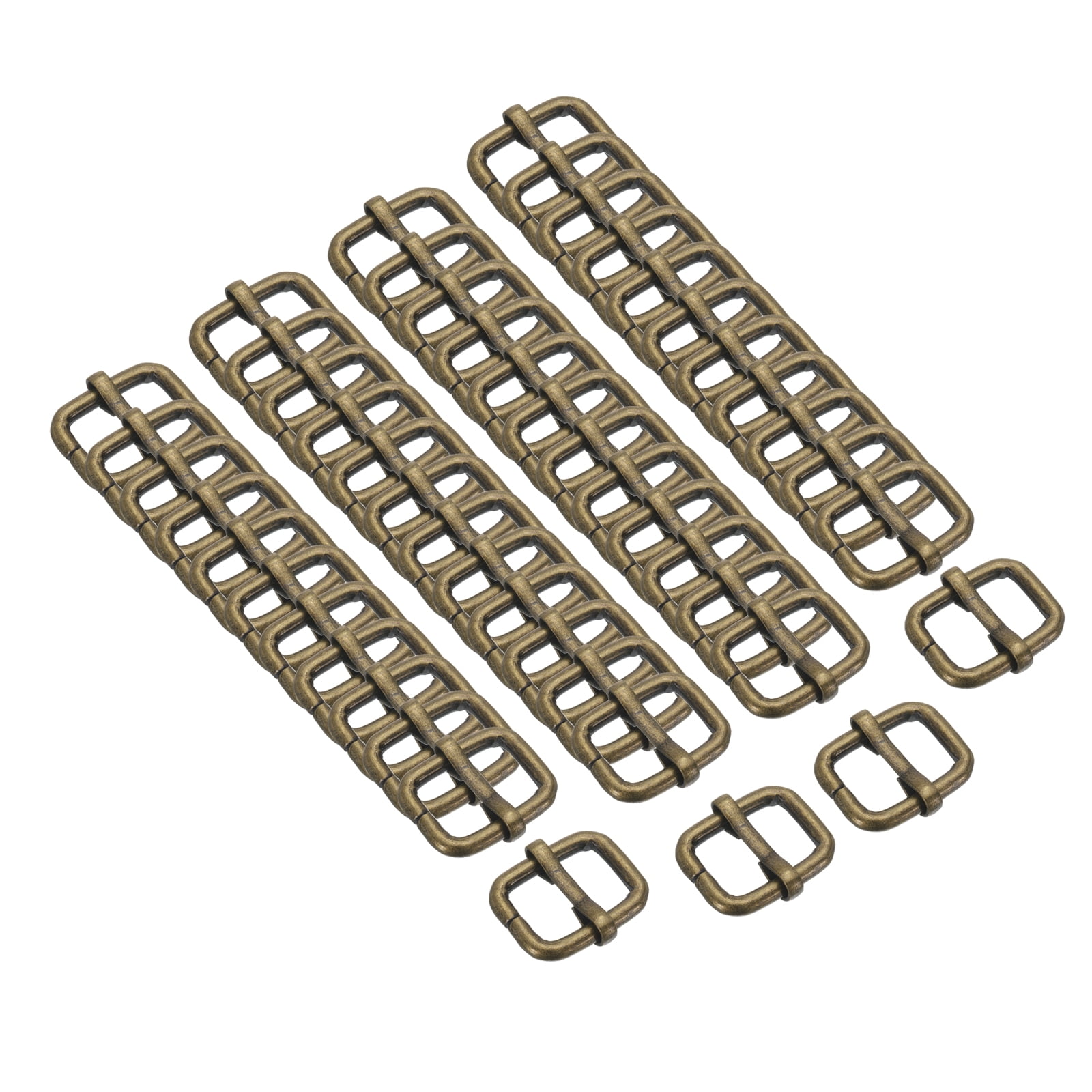 50PCS Metal Slide Adjustable Buckle 1/2" Adjuster Webbing Strap Slider ...