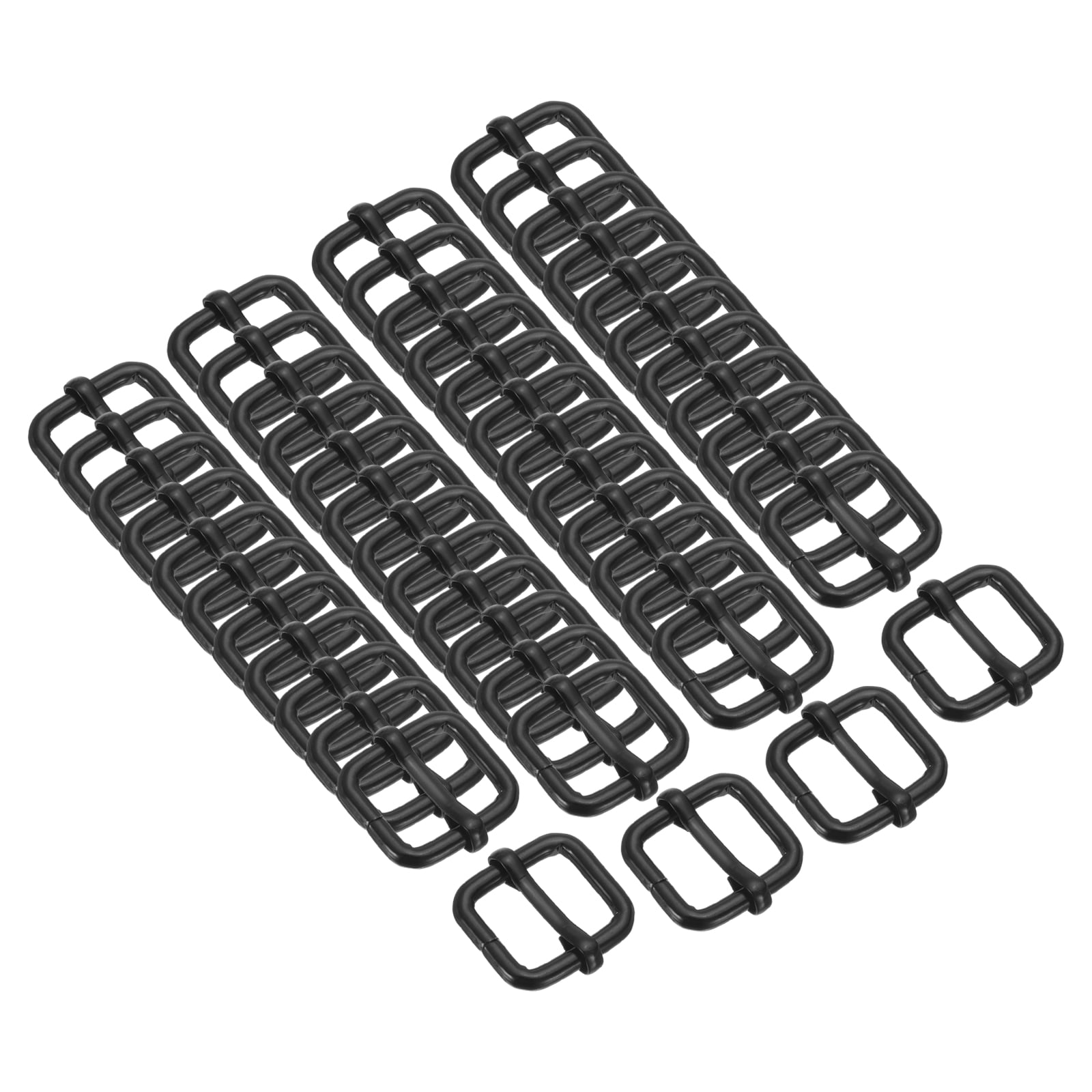 50PCS Metal Slide Adjustable Buckle 3/5" Adjuster Webbing Strap Slider ...