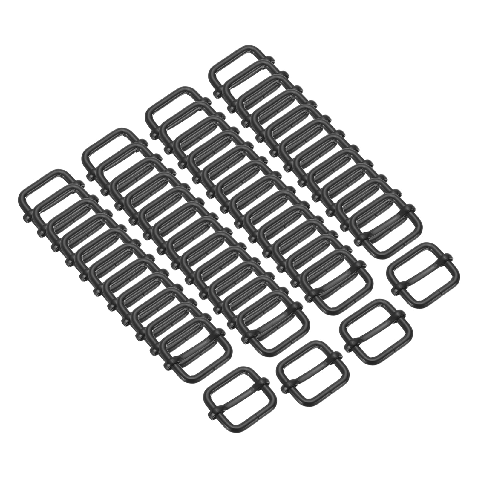 50PCS Metal Slide Adjustable Buckle 4/5" Adjuster Webbing Strap Slider ...