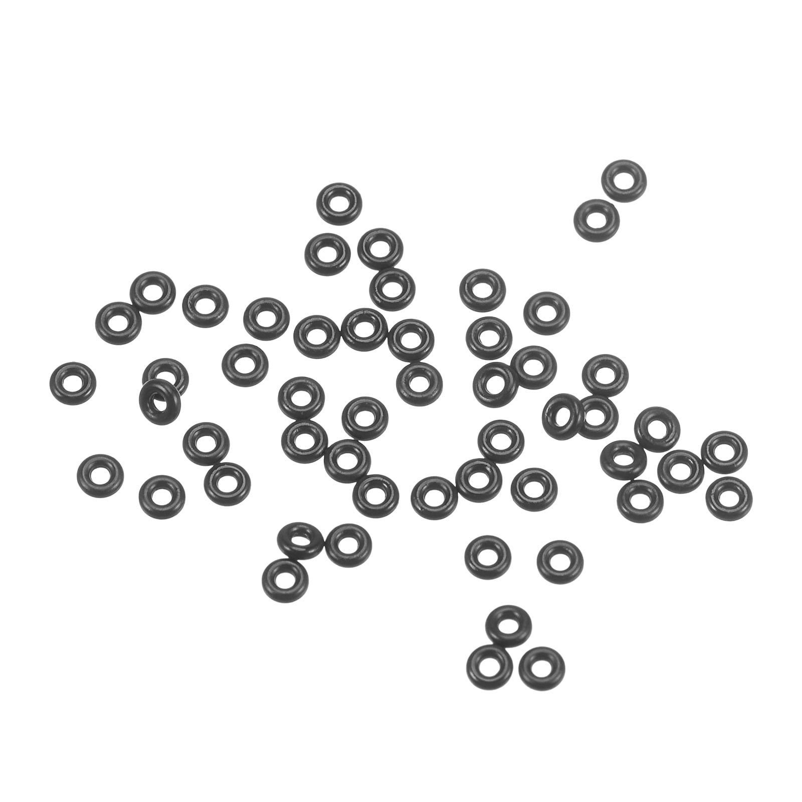 Uxcell 50Pack 1.7mm Seal O-Ring Rubber Watches Gaskets O-Ring Tiny ...
