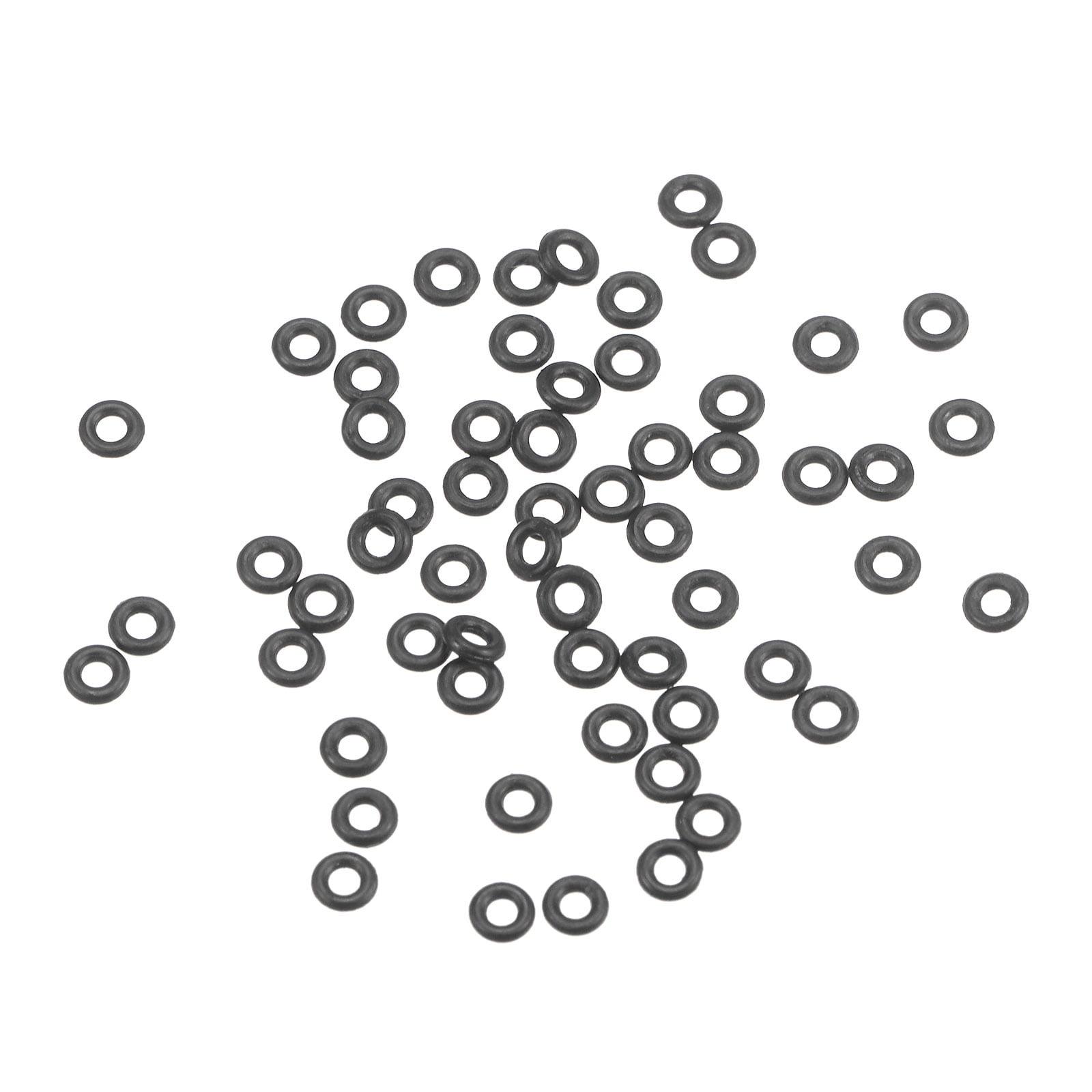Uxcell 50Pack 1.8mm Seal O-Ring Rubber Watches Gaskets O-Ring Tiny ...