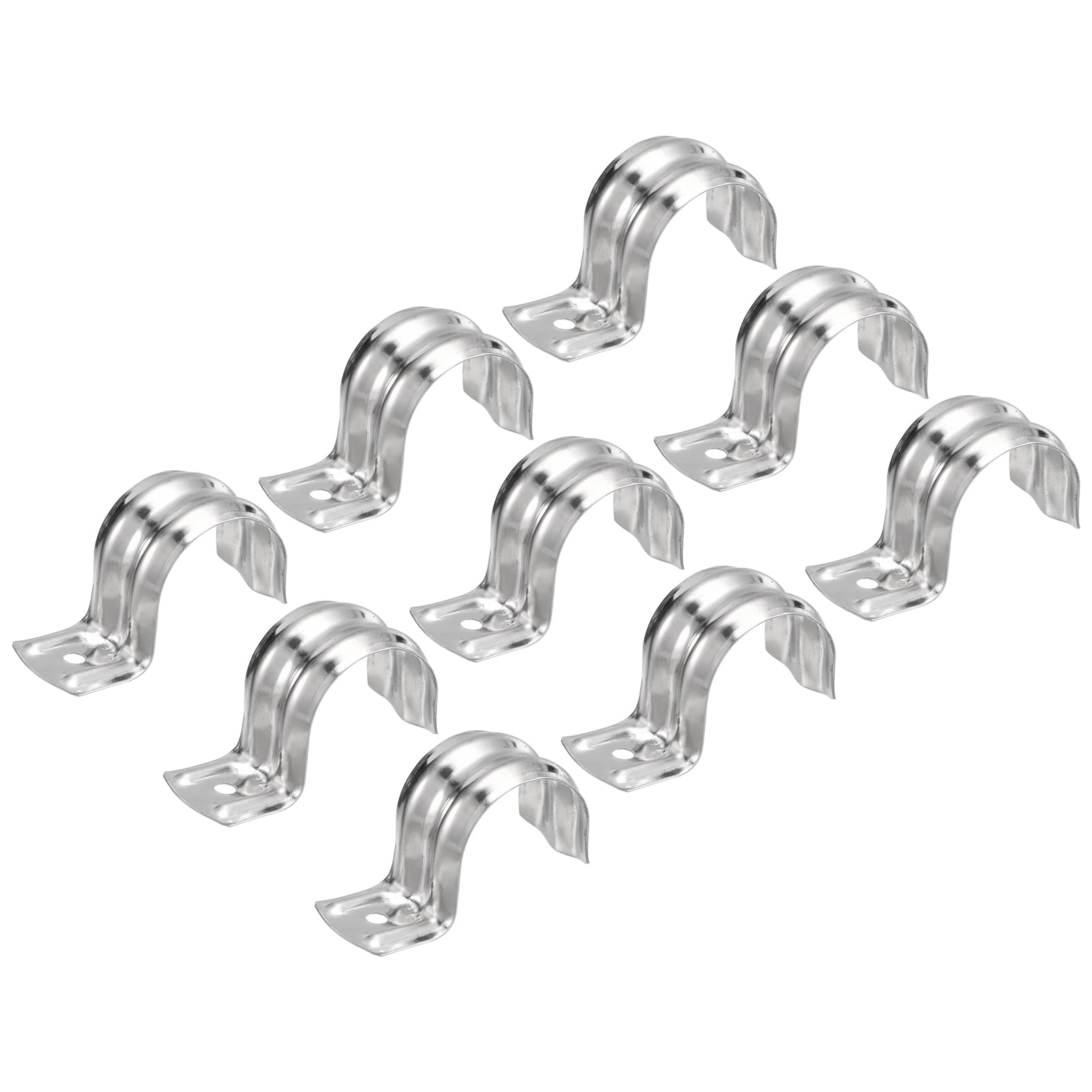 Uxcell 50Pack 1 Inch Rigid Pipe Straps One Hole Straps Stainless Steel ...