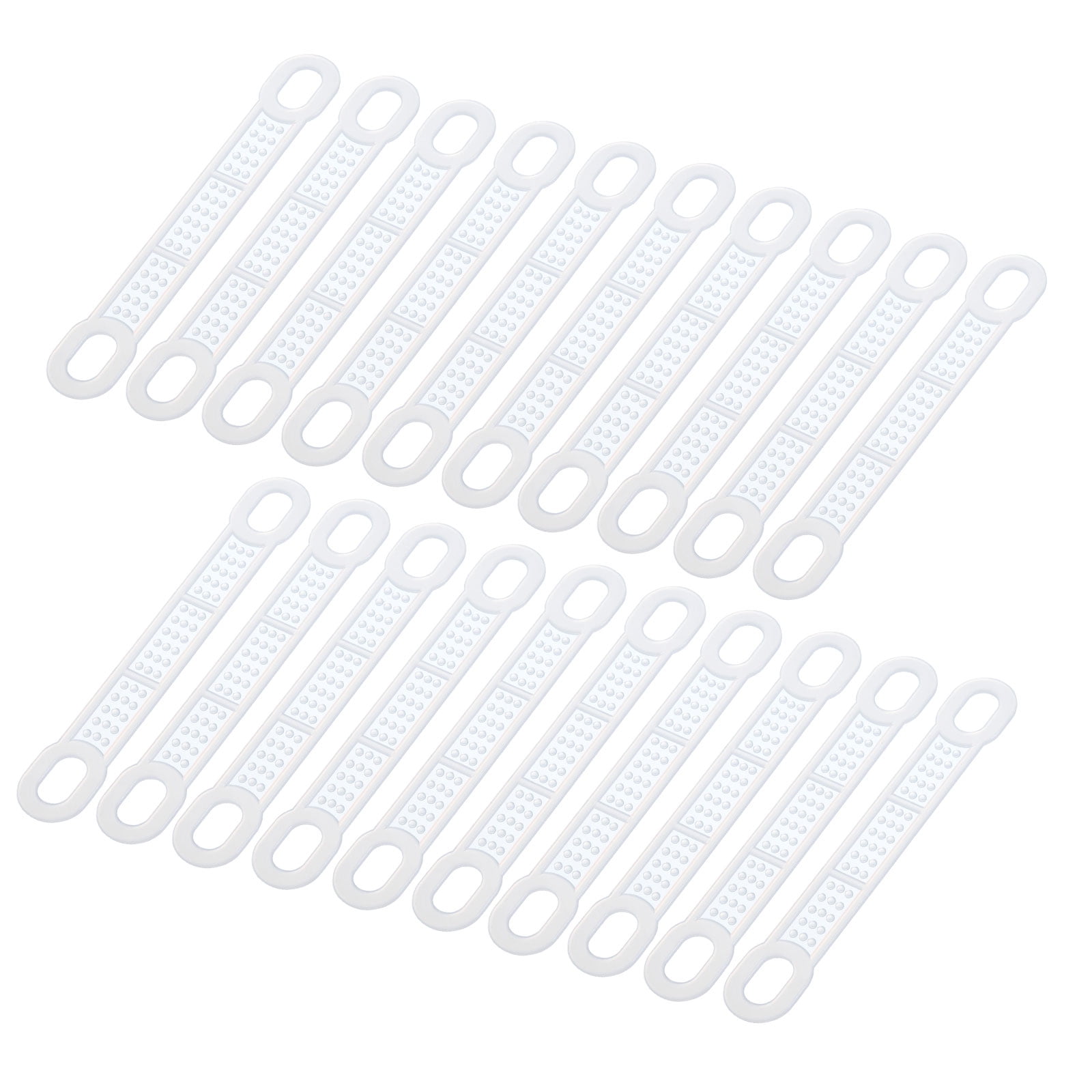 Uxcell 50Pack Non-Slip Silicone Hanger Grips Clothes Hanger Strips ...