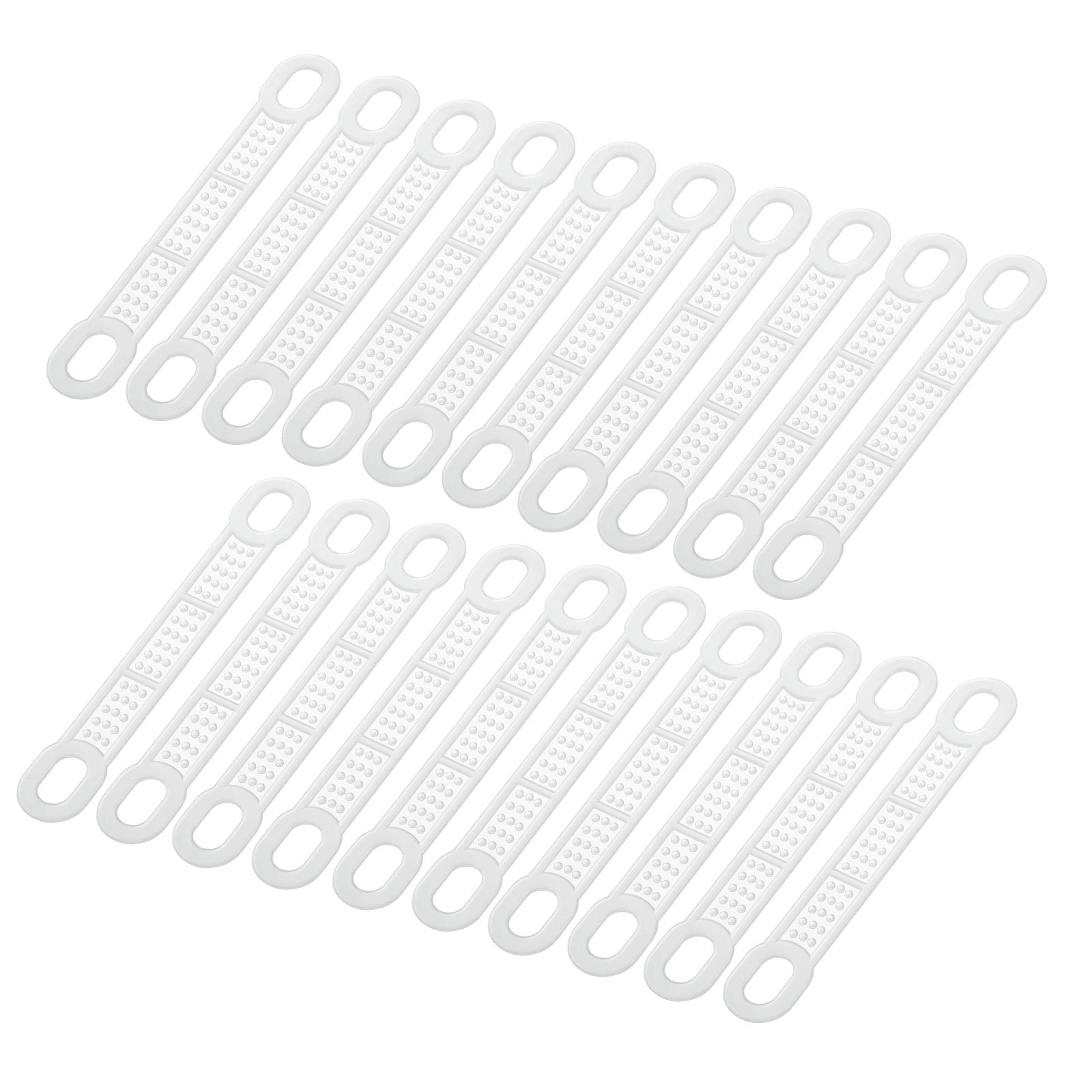 Uxcell 50Pack Non-Slip Silicone Hanger Grips Clothes Hanger Strips ...