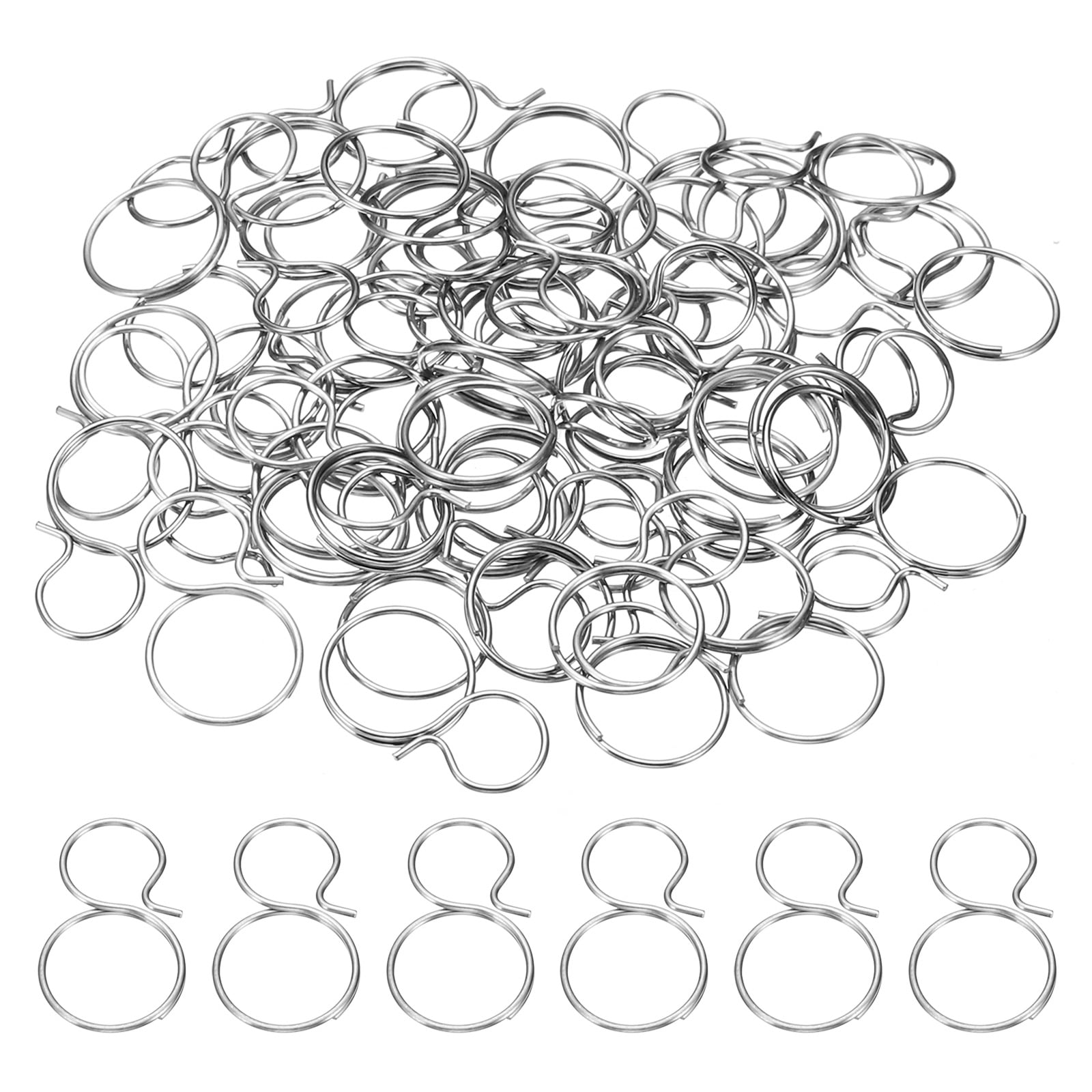 Uxcell 50Pcs 0.63x0.39" Stainless Steel Chandelier Connector Pins ...