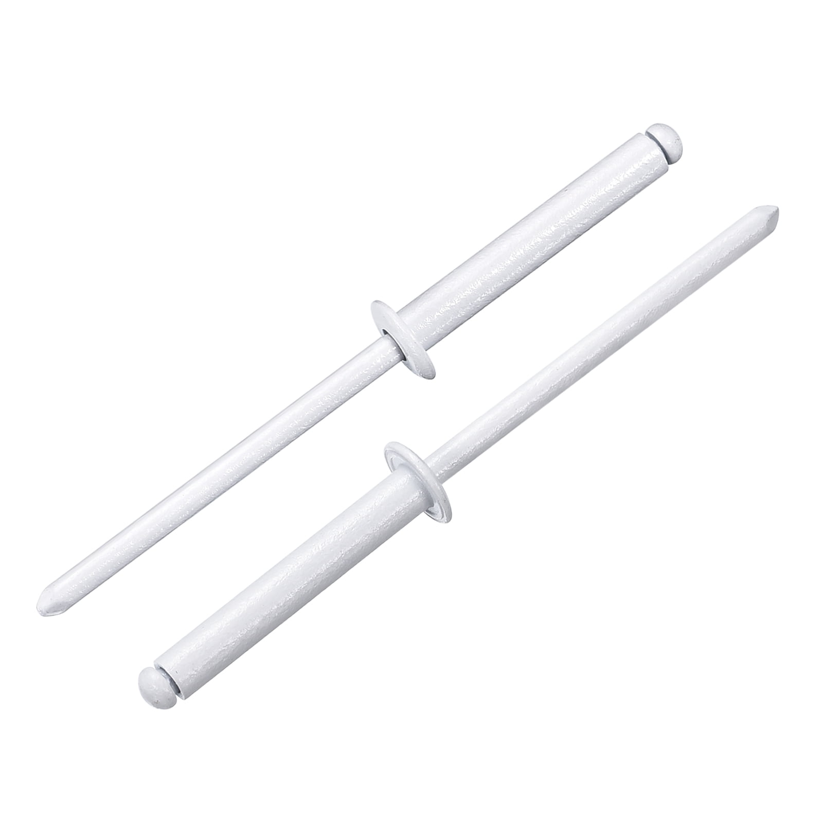 Uxcell 50Pcs 1/8"x3/4" Aluminum Blind Rivets, Dome Head Long Split ...