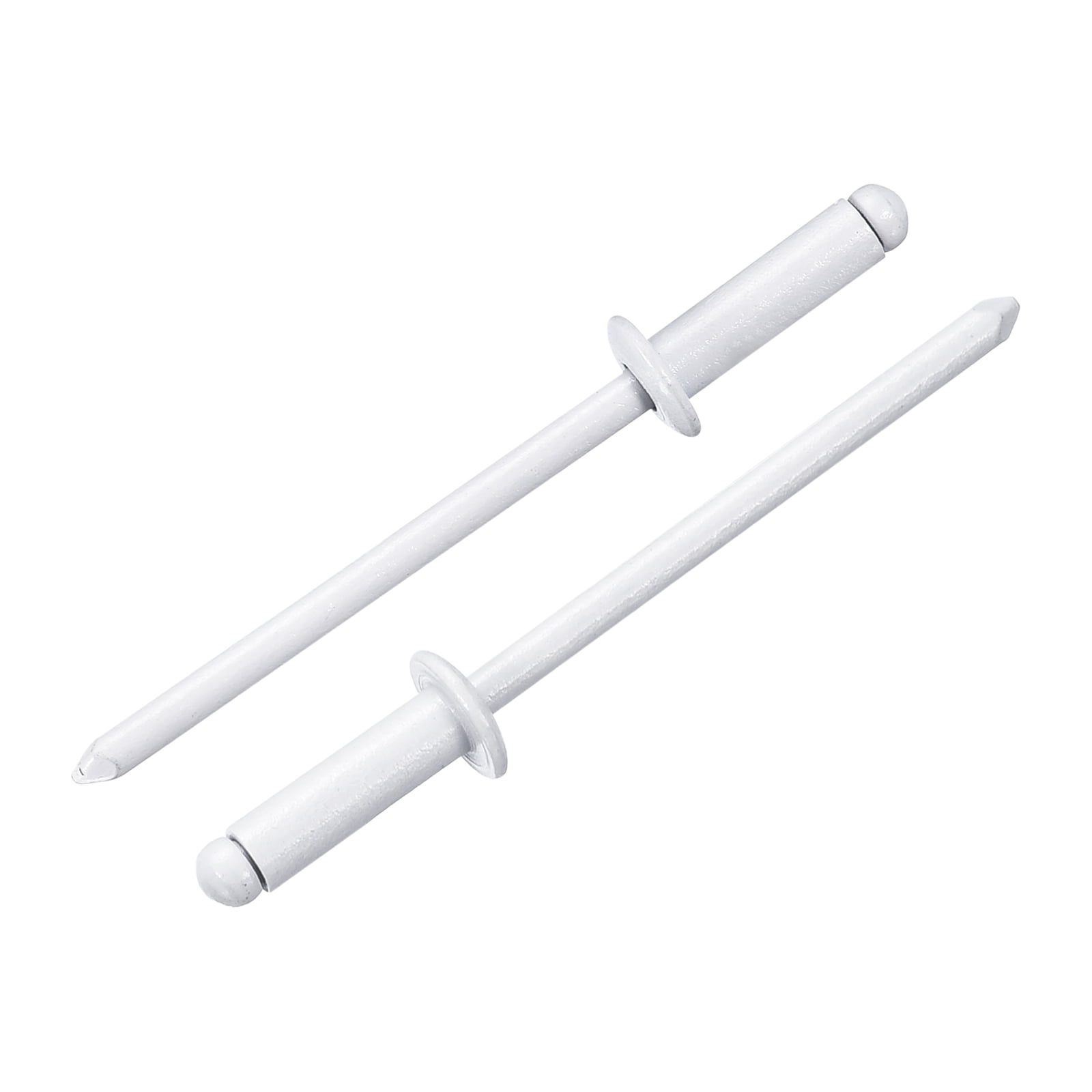 Uxcell 50Pcs 1/8"x3/8" Aluminum Blind Rivets, Dome Head Long Split ...