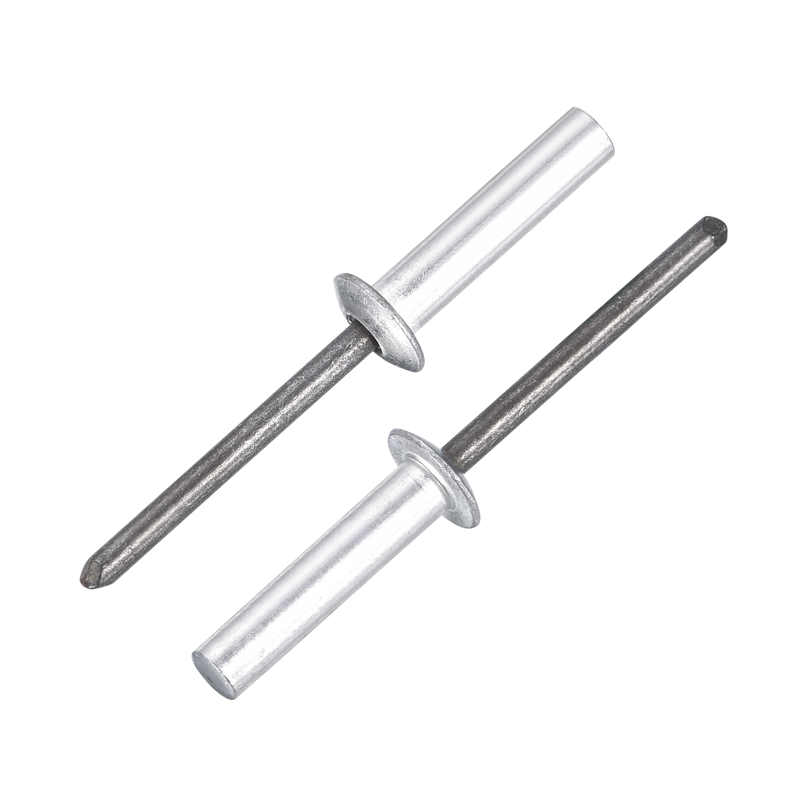 Uxcell 50Pcs 3/16"x1" Aluminum Blind Rivets, Closed End Rivets ...