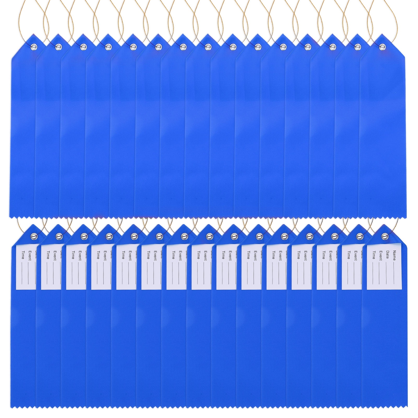 Uxcell 50Pcs Award Ribbons, 8" x 2" Blank Badge Ribbons with Rope for ...