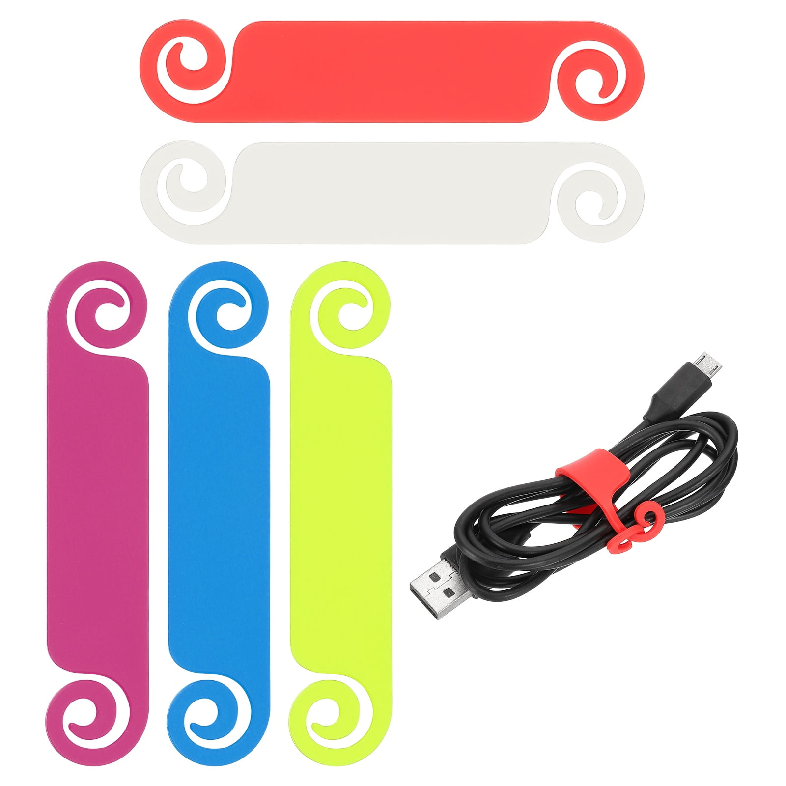 Uxcell 50Pcs Cable Management Labels Multicolor Labels Cord ...