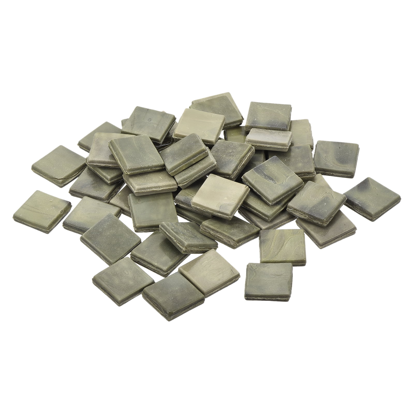 Uxcell 50Pcs Mosaic Tiles, Micro Glass Tiny Mini Mosaic Tile DIY ...