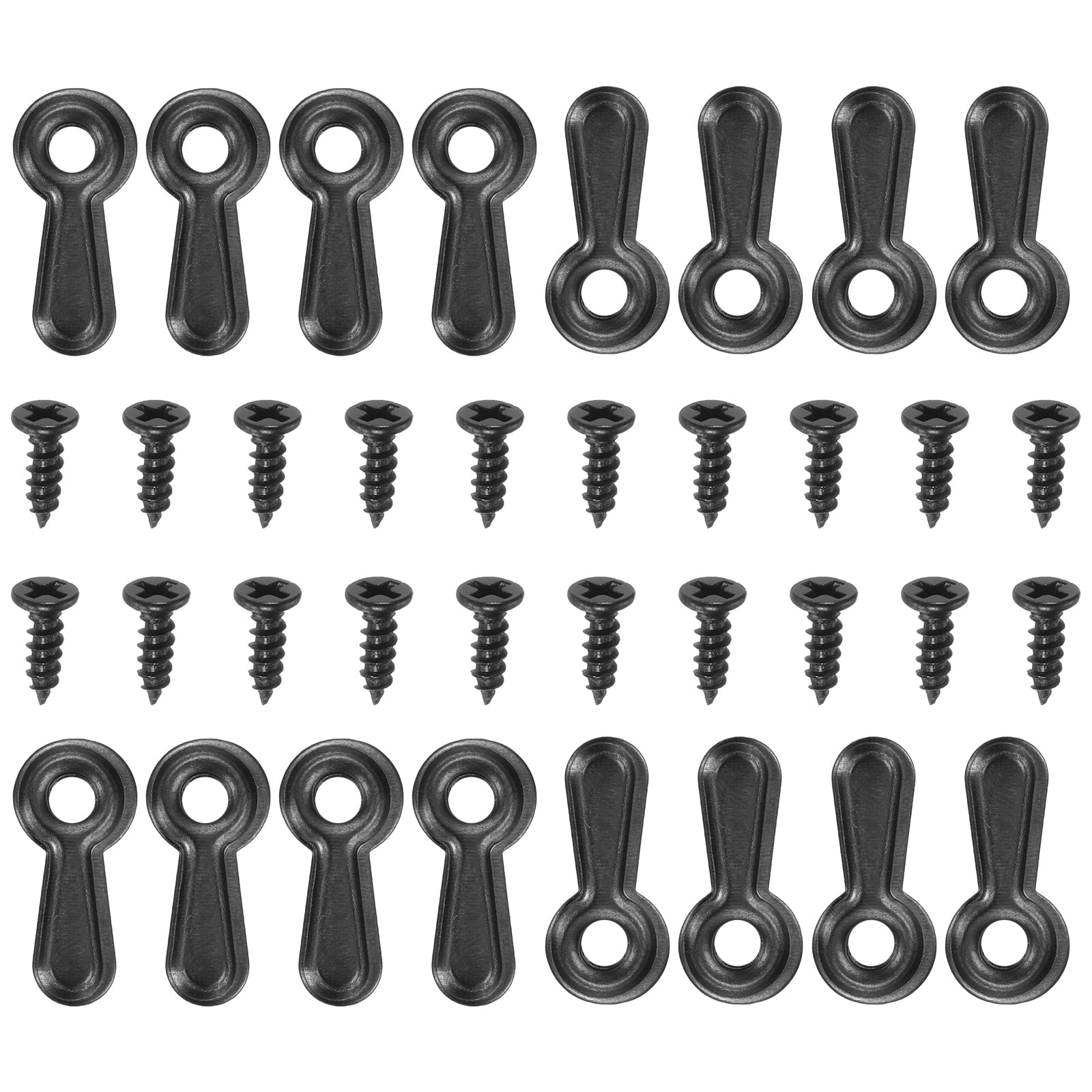 Uxcell 50Pcs Photo Frame Turn Button Fasteners 50Pcs Screws Photo Frame ...