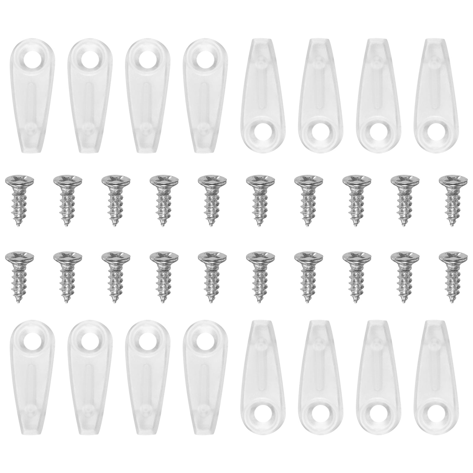 Uxcell 50Pcs Photo Frame Turn Button Fasteners 50Pcs Screws Turn Button ...