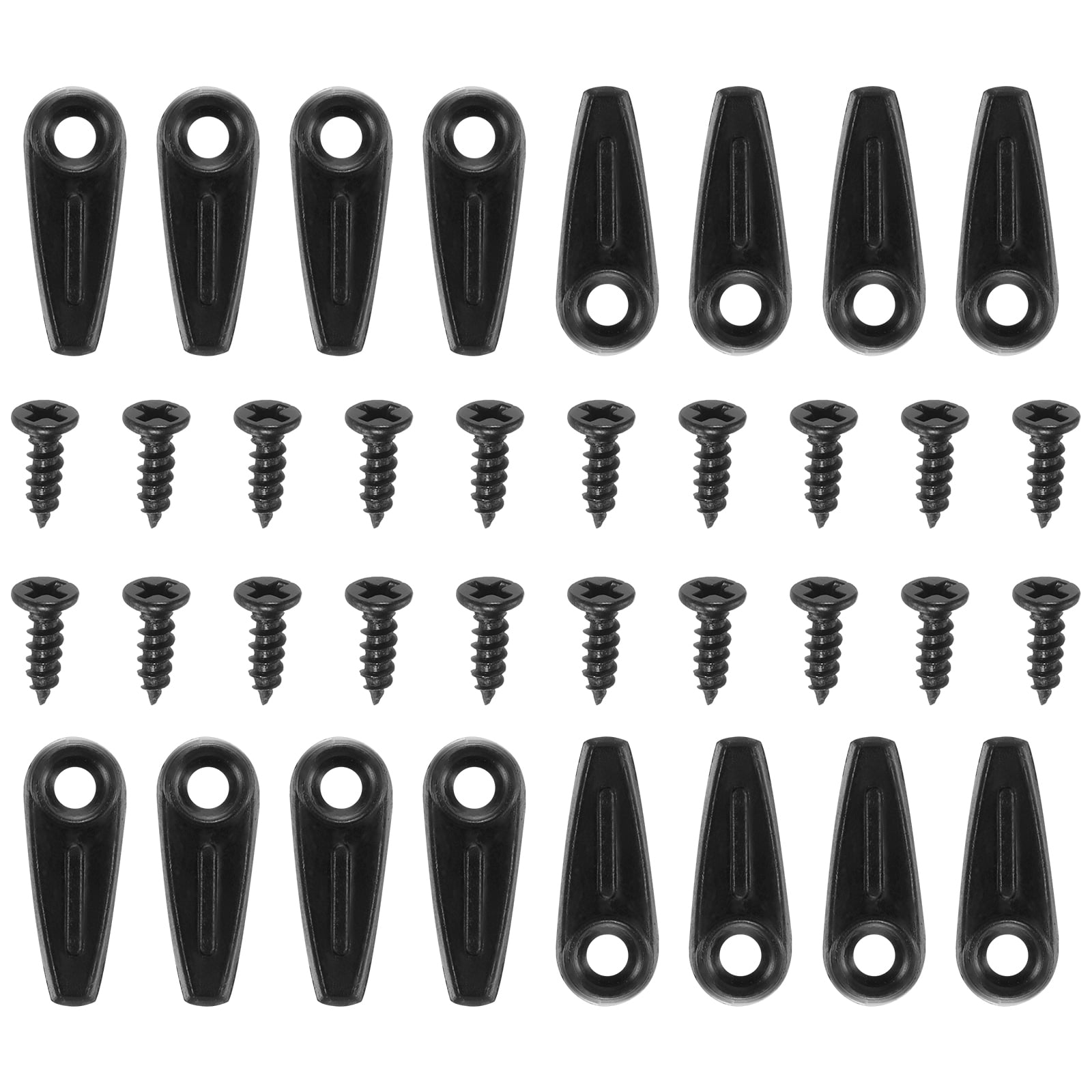 Uxcell 50Pcs Photo Frame Turn Button Fasteners with 50Pcs Screw Turn ...