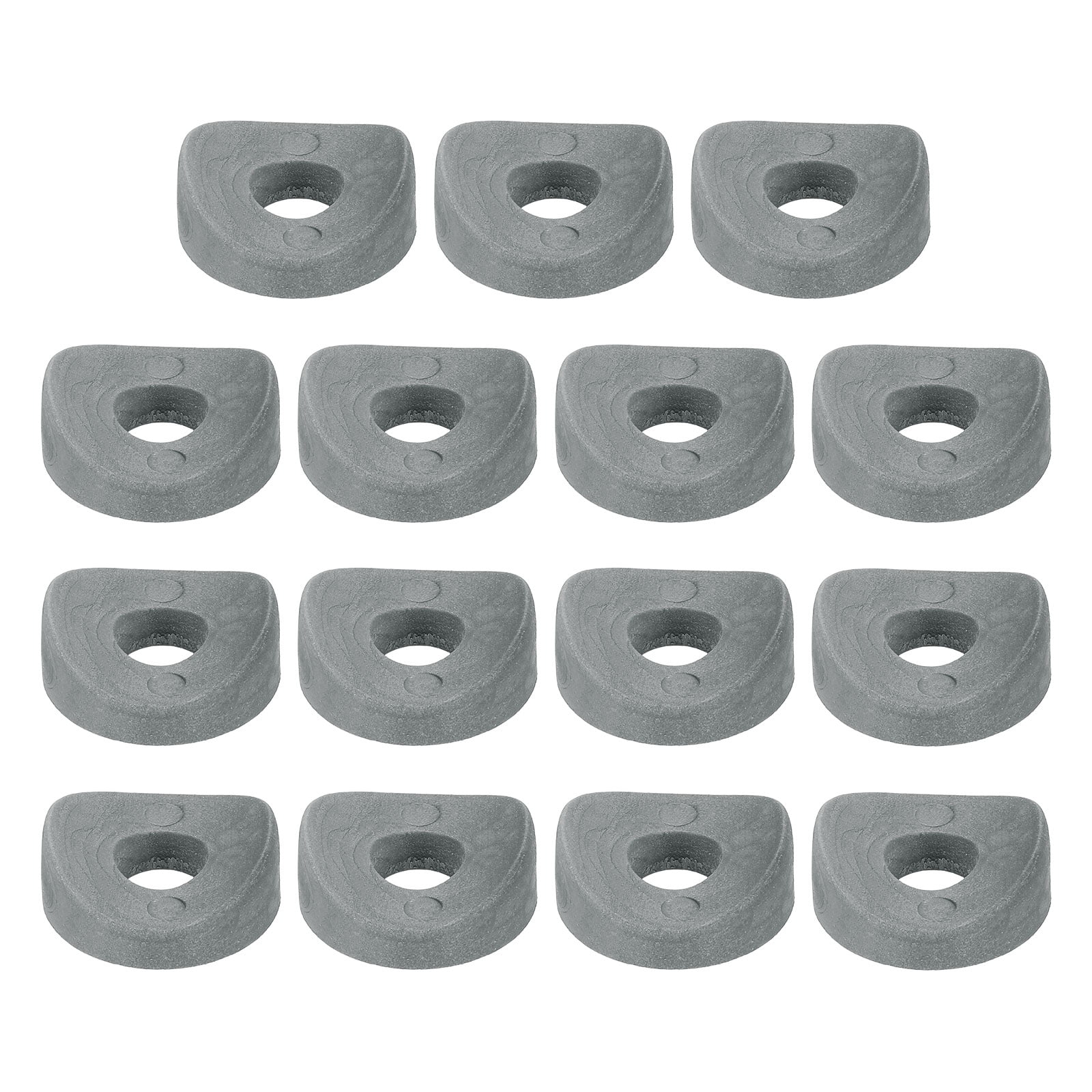 Uxcell 50Pcs Plastic Round Washers, 8mm x 25mm x 5mm Gray PE Concave ...