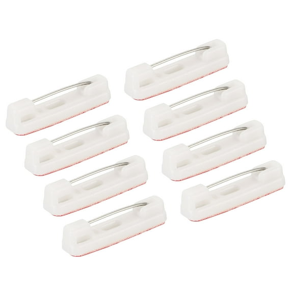 Uxcell 50Pcs Safety Bar Pins 22mm Adhesive Brooch Clasp Pin Backs for ...
