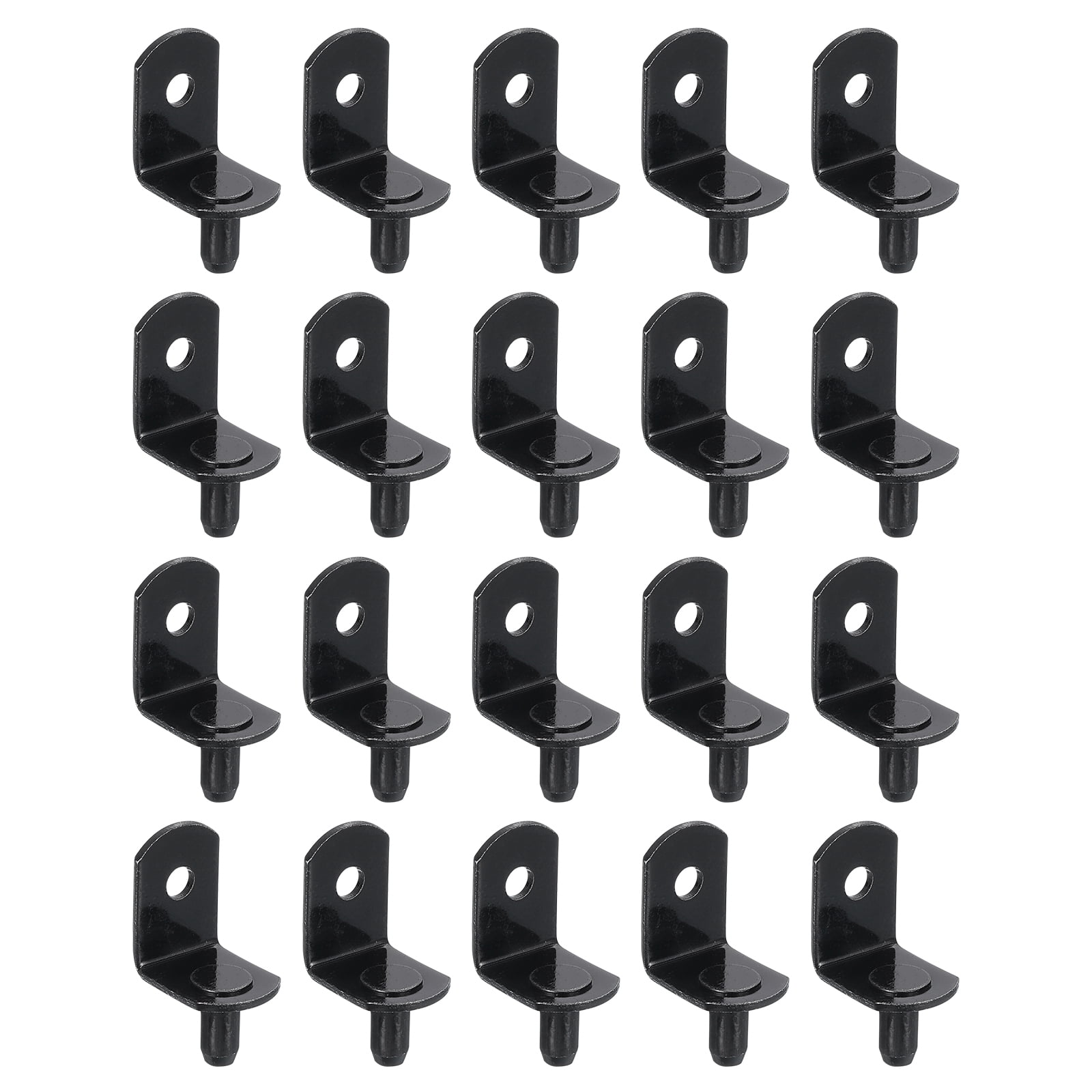 Uxcell 50Pcs Shelf Support Pegs, 6mm L-Shaped Shelf Support Pins, Metal ...