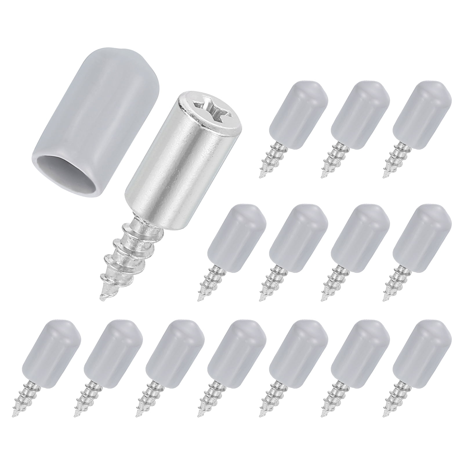 Uxcell 50Pcs Shelf Support Pegs, 7mm Shelf Pins with Anti-Slip Silicone ...