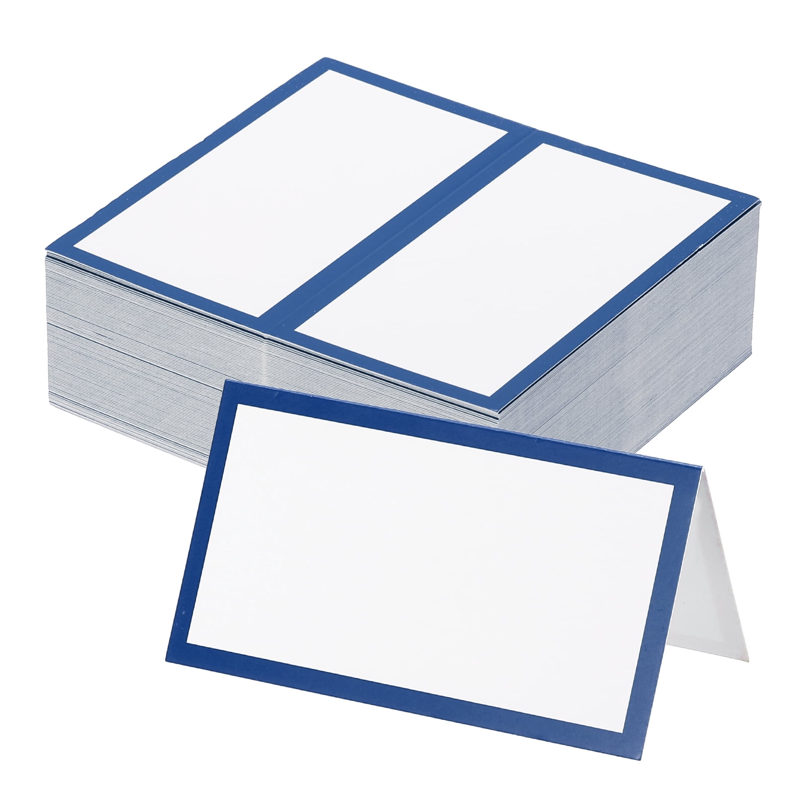 Uxcell 50Pcs Table Place Cards, 3.5 x 2 Inches Blank Name Place Cards ...