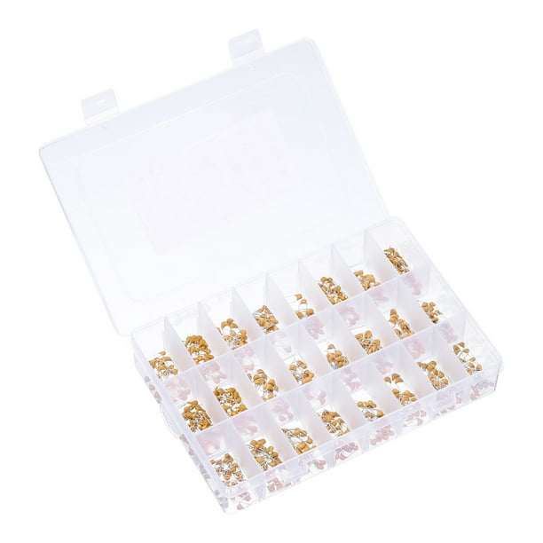 Uxcell 50V/10pF to 10UF/100NF Monolithic Ceramic Capacitors,24 Values ...