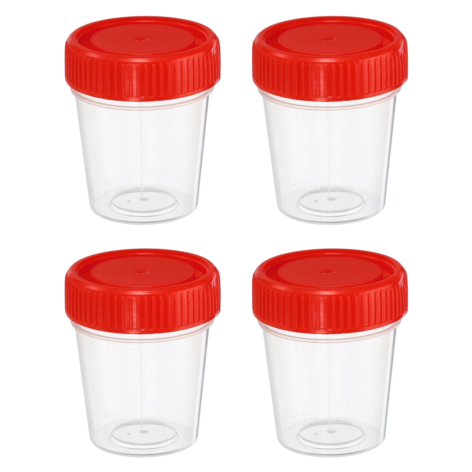 Uxcell 50mL Sample Cups Sample Containers Leak Proof Screw Cap for Lab ...