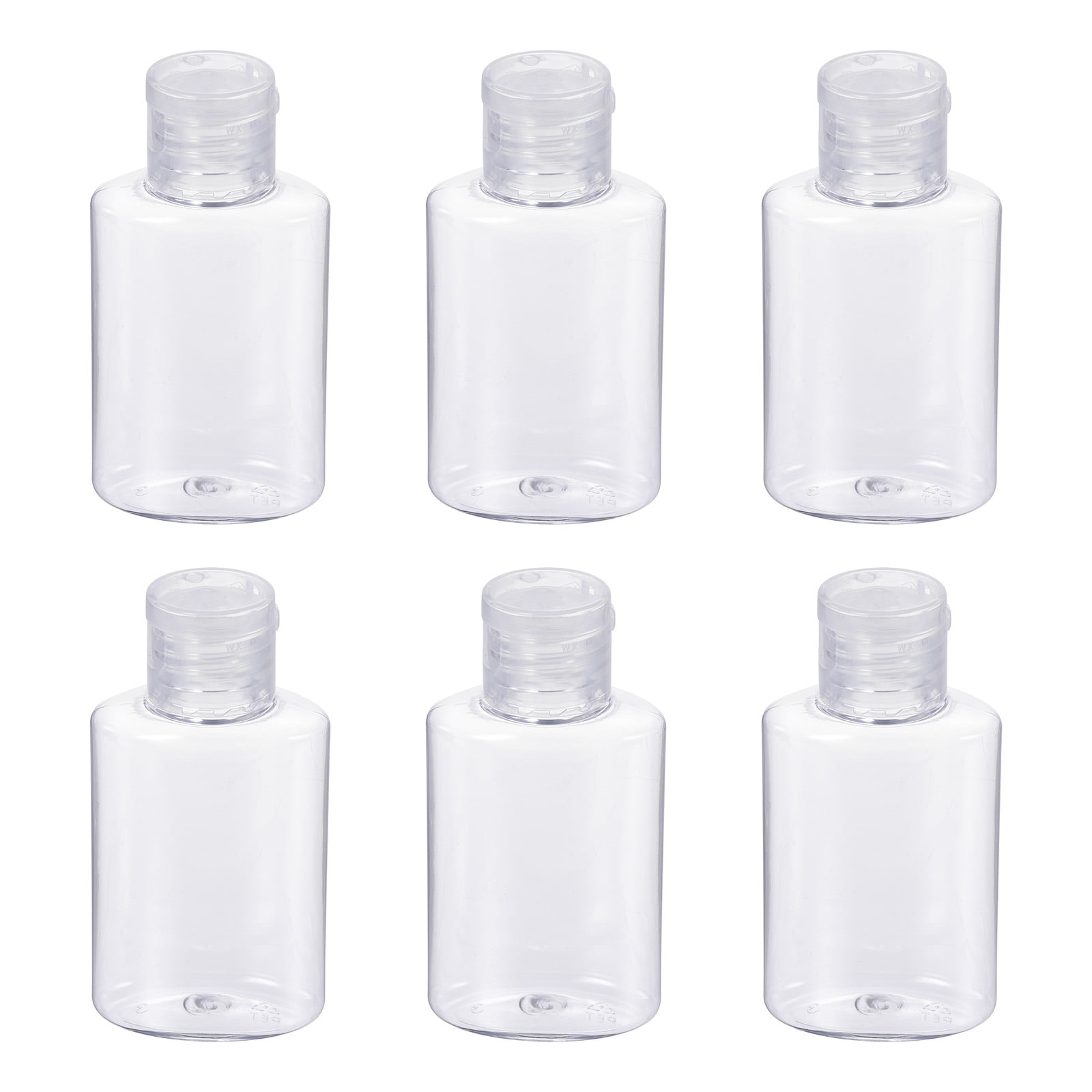 Uxcell 50ml Squeeze Bottles Rectangle Dispensing Bottles Plastic with ...