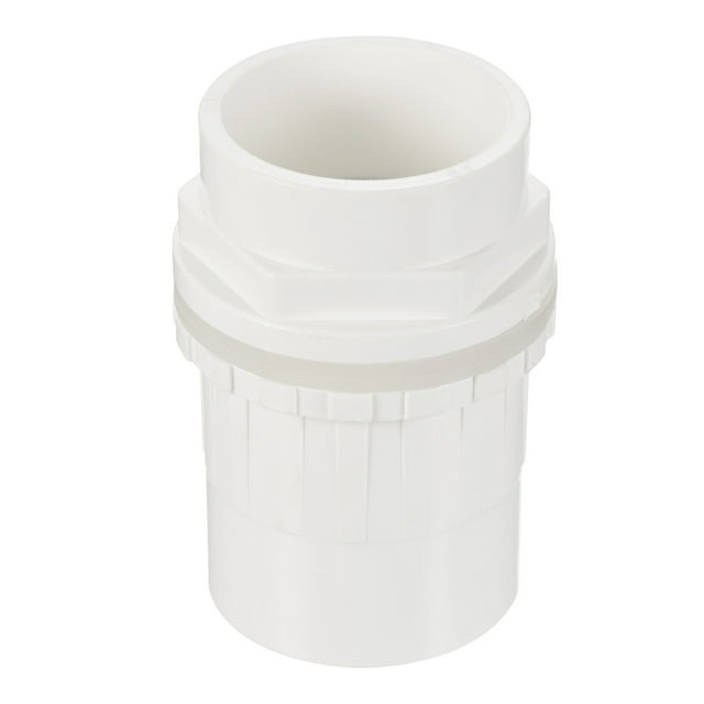 Uxcell 50mm/2" PVC Water Tank Pipe Connector, Coupling Fitting Adapter ...
