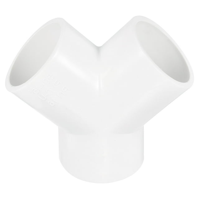 Uxcell 50mm 3 Way Y Shape Joint Connectors Adapters for Garden Home PVC ...