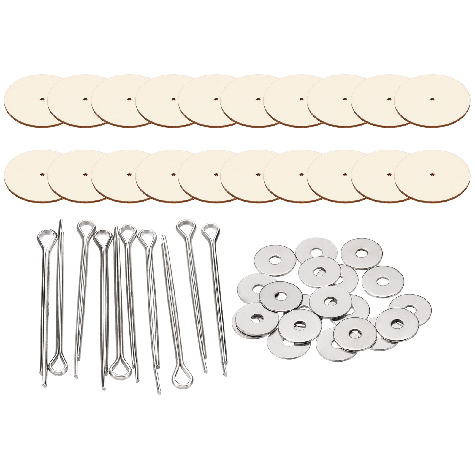 Uxcell 50mm Doll Joints, 10 Set Cotter Pin Joints Connector and ...