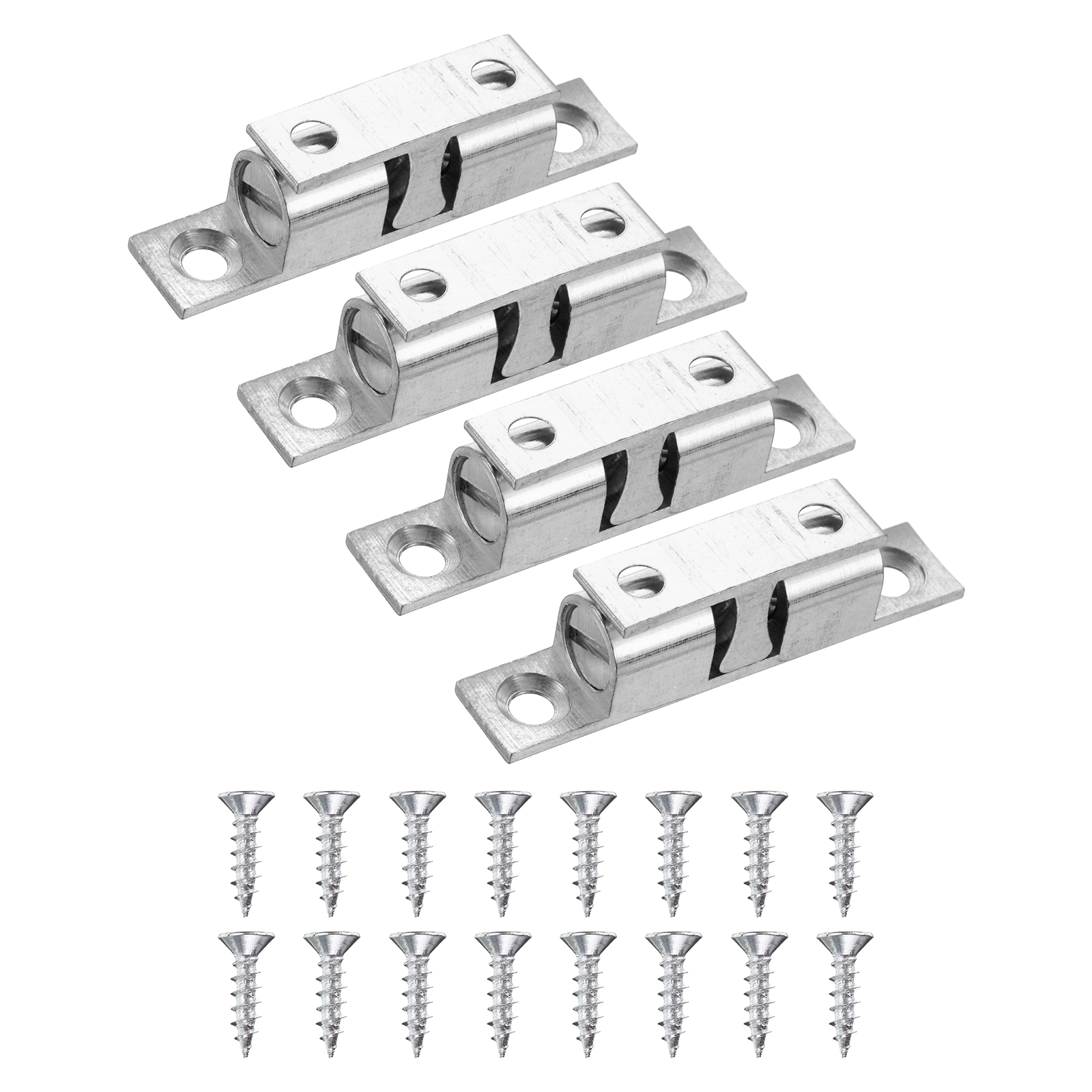 Uxcell 50mm Double Ball Tension Roller Catch Latch, Solid Brass ...